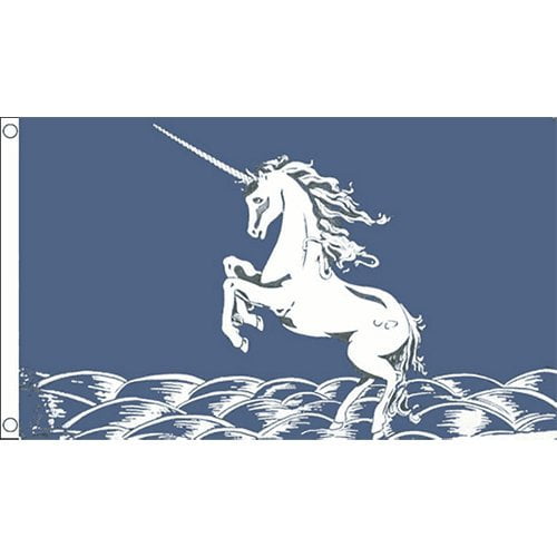 DEYOU Unicorn (Blue) Mythology Fantasy Flag 3x5 Feet Banner Flag ...