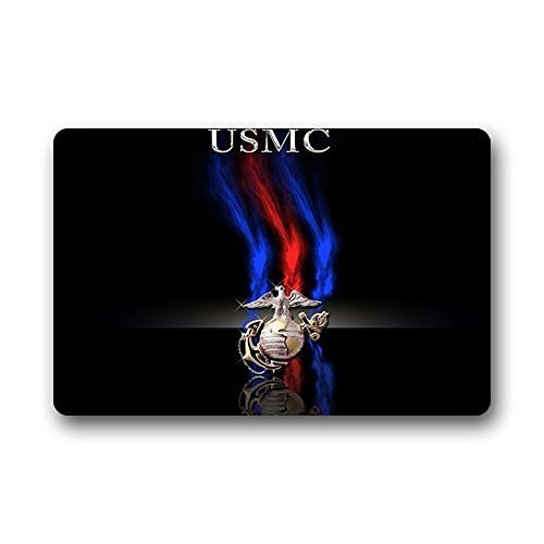 DEYOU Usmc Doormat Outdoor Indoor Floor Mats Non-Slip Bathroom Mats ...