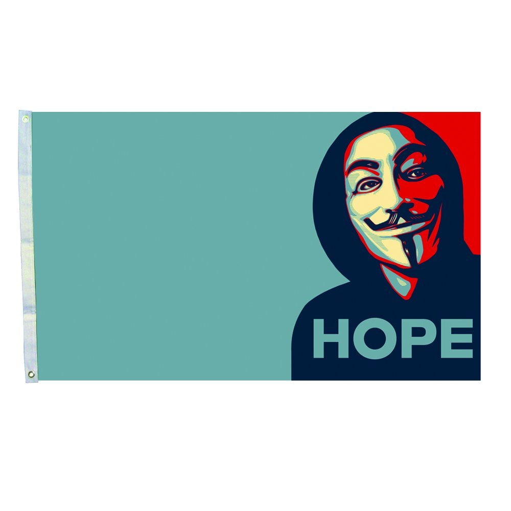 DEYOU V for Vendetta Mask Flag 3x5 Feet Banner Flag - Walmart.com