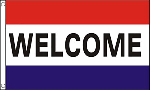 DEYOU Welcome Flag 3x5 Feet Banner Flag - Walmart.com
