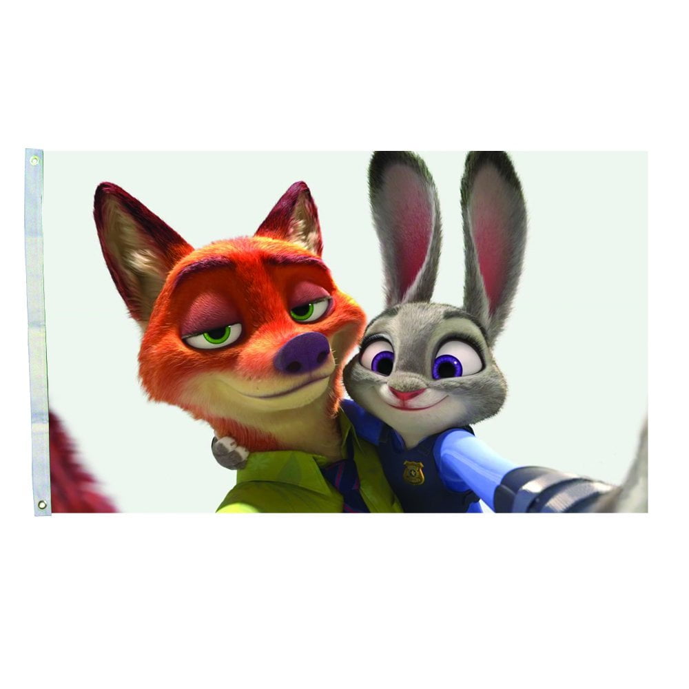 DEYOU Zootopia Cartoon Flag 3x5 Feet Banner Flag - Walmart.com