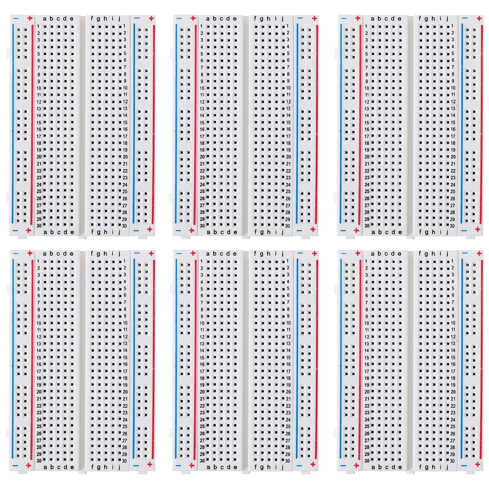 DEYUE breadboard Set Prototype RRF12 Board - 6 PCS 400 Pin Solderless ...