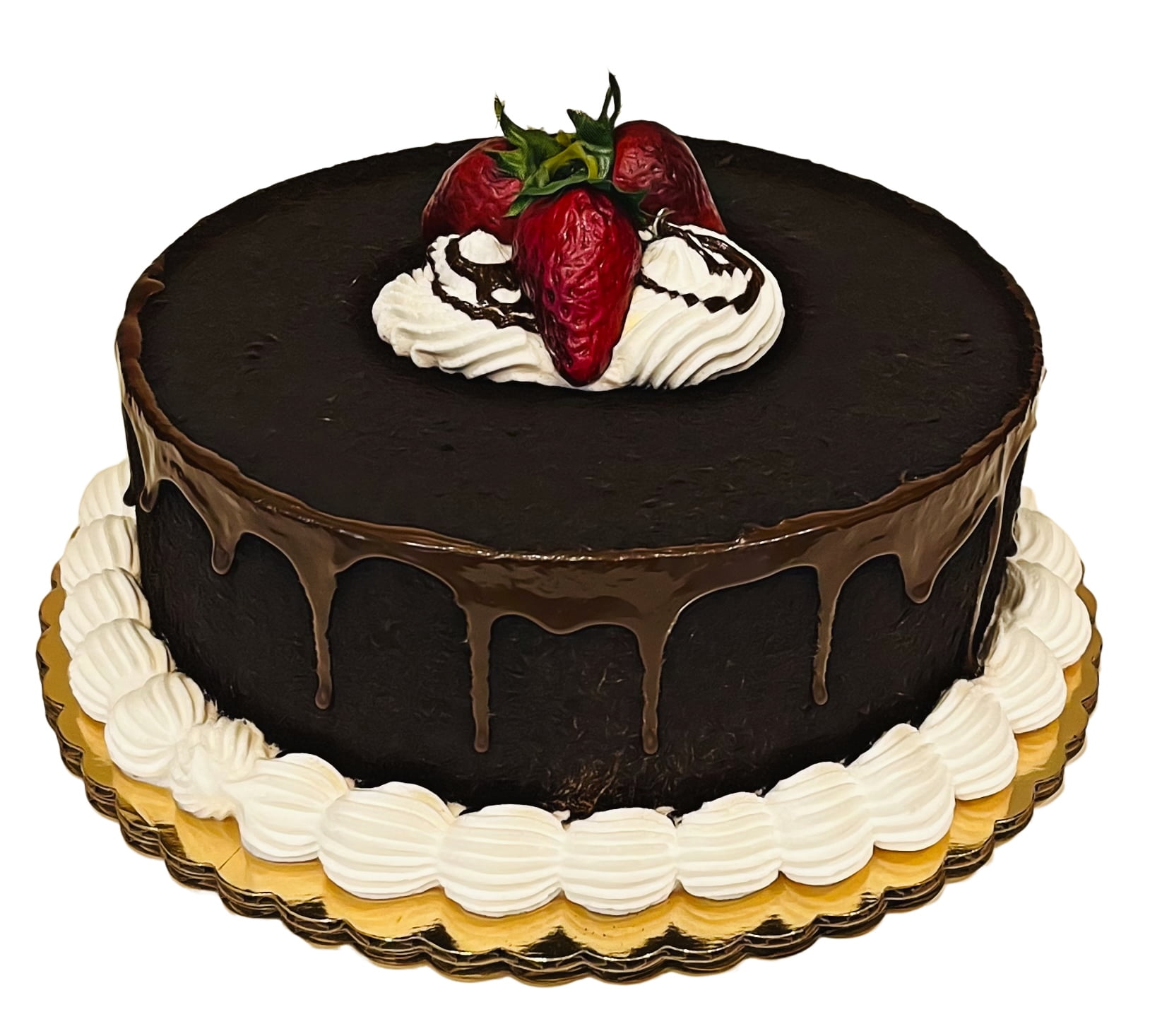 DEZICAKES Chocolate Fudge Drizzle Fake Cake Prop Decoration Dezicakes ...
