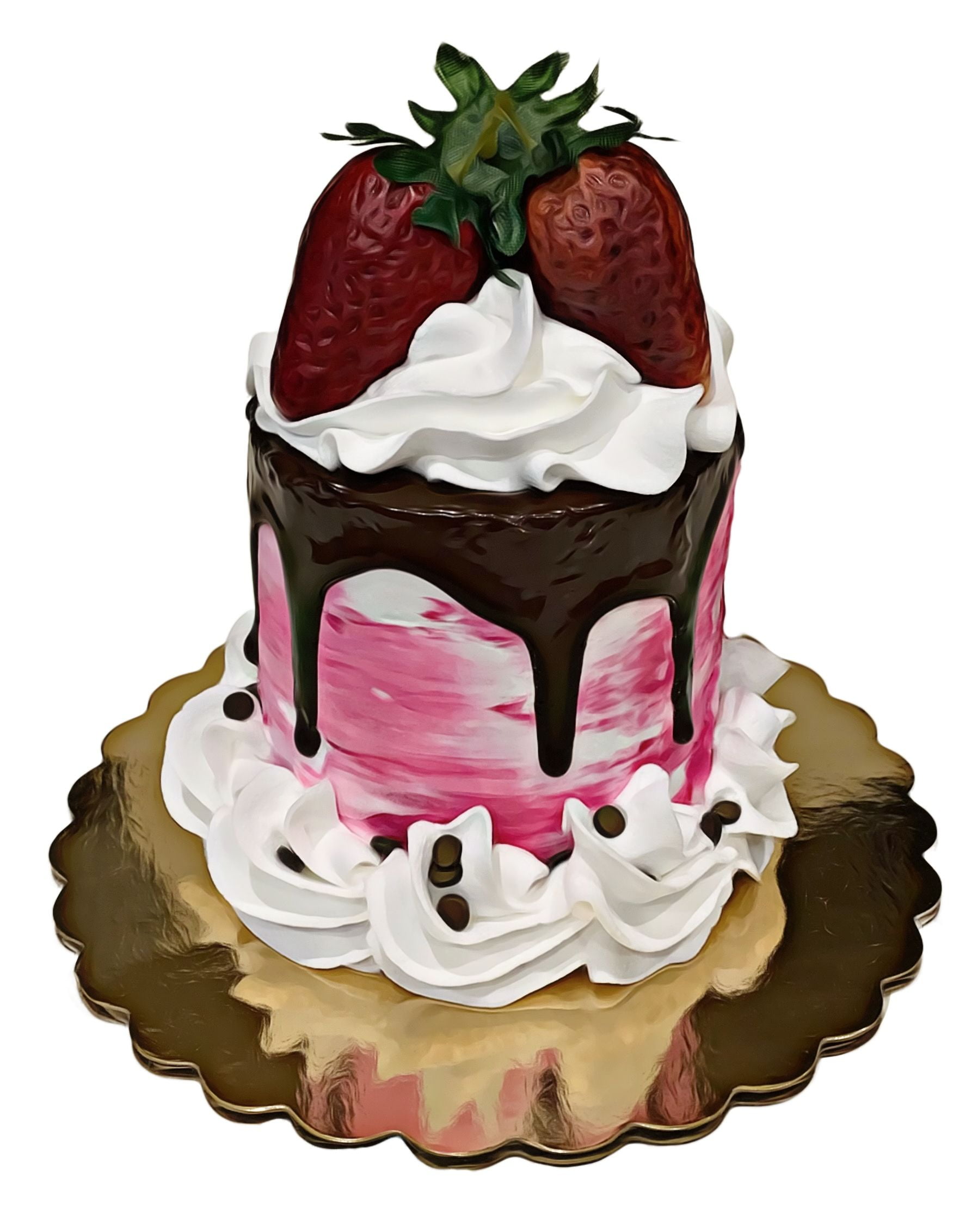 DEZICAKES Fake Cake Valentine Mini Cake Prop Decoration Dezicakes Fake ...