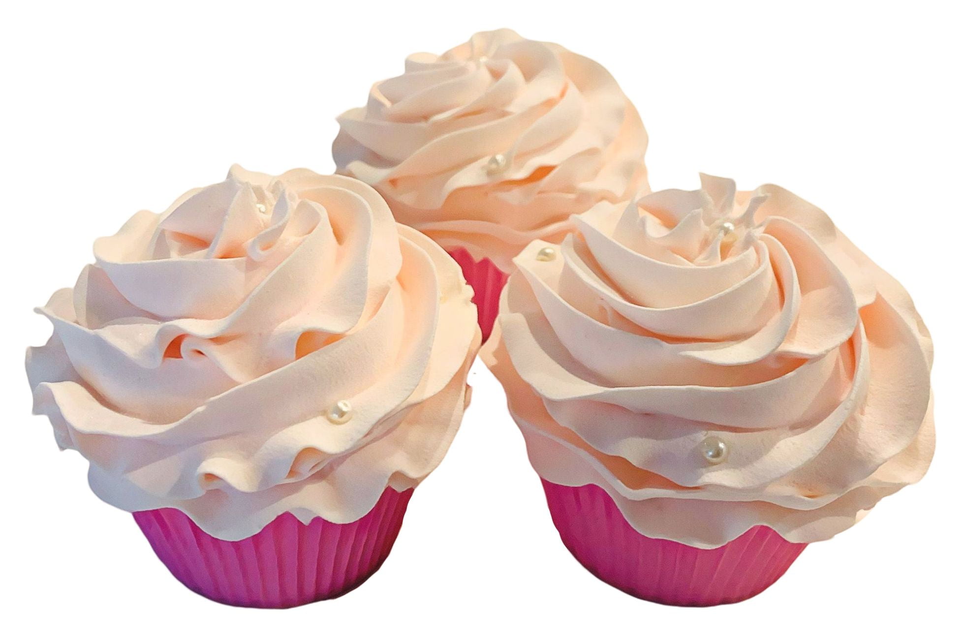 DEZICAKES Fake Cupcakes Pink Champagne Cupcakes Fake Cake Prop ...