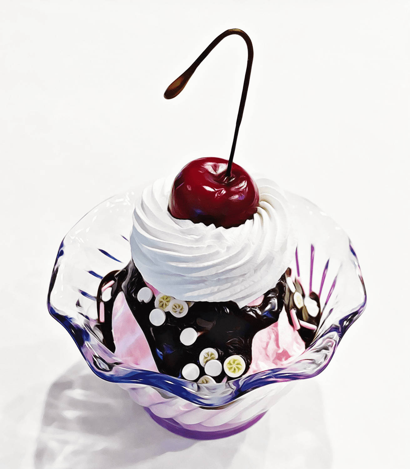 DEZICAKES Fake Ice Cream Sundae Strawberry Sundae Parfait Prop ...