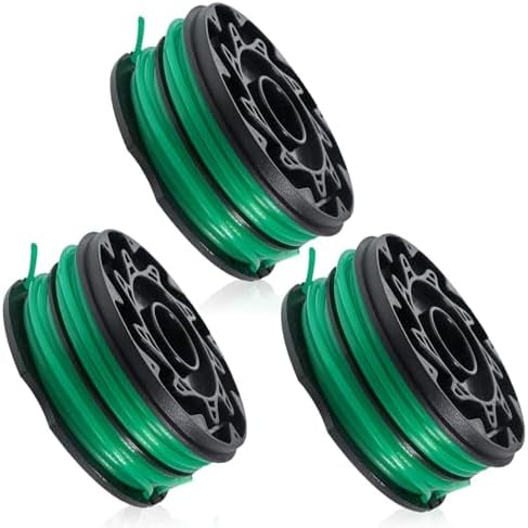 DF-080 DF-080-BKP Replacement Spool Dual Line Edger 30ft 0.080" Compatible with Black and Decker ...