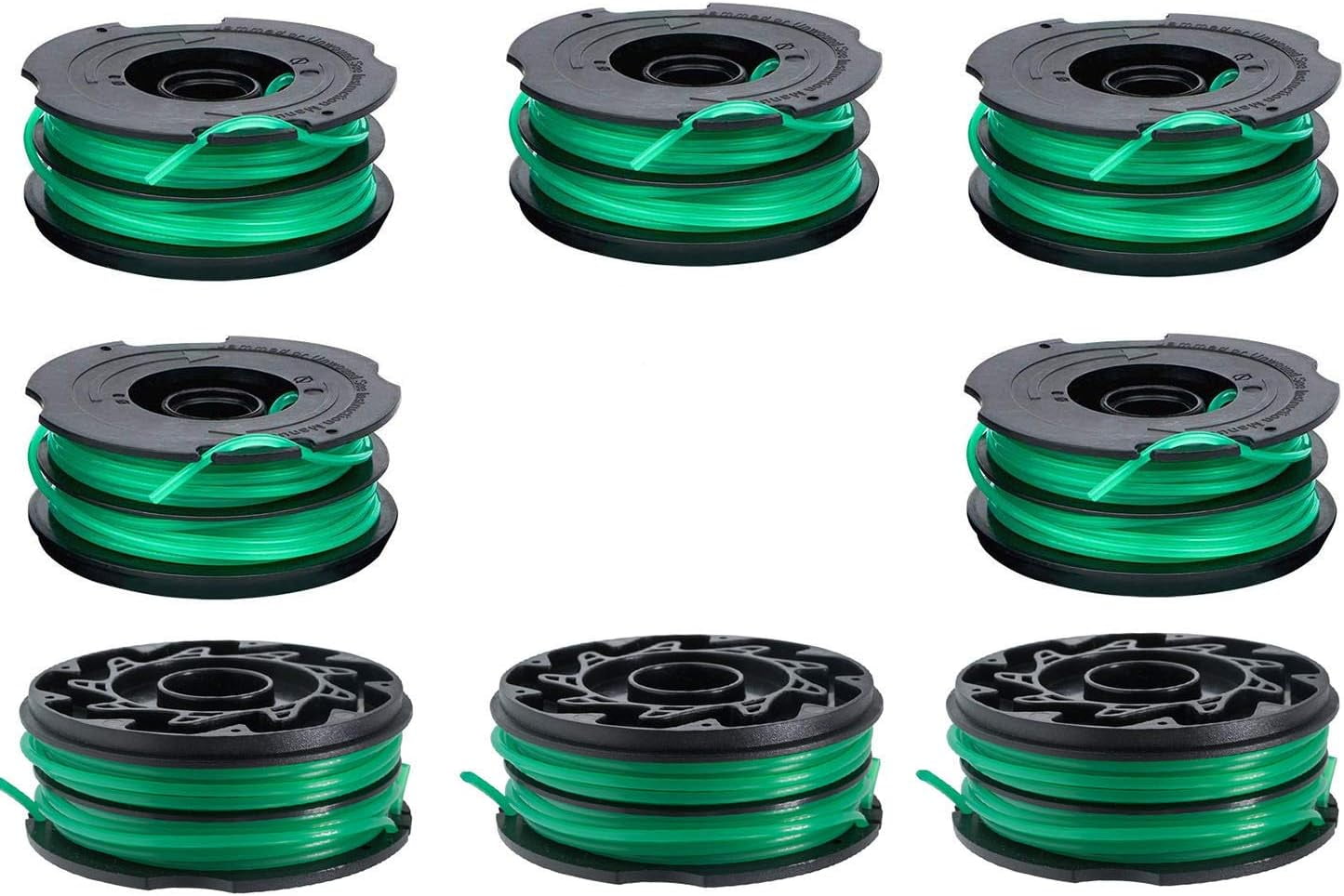 DF-080 Spool Trimmer Replacement Spools Compatible with Black Decker ...