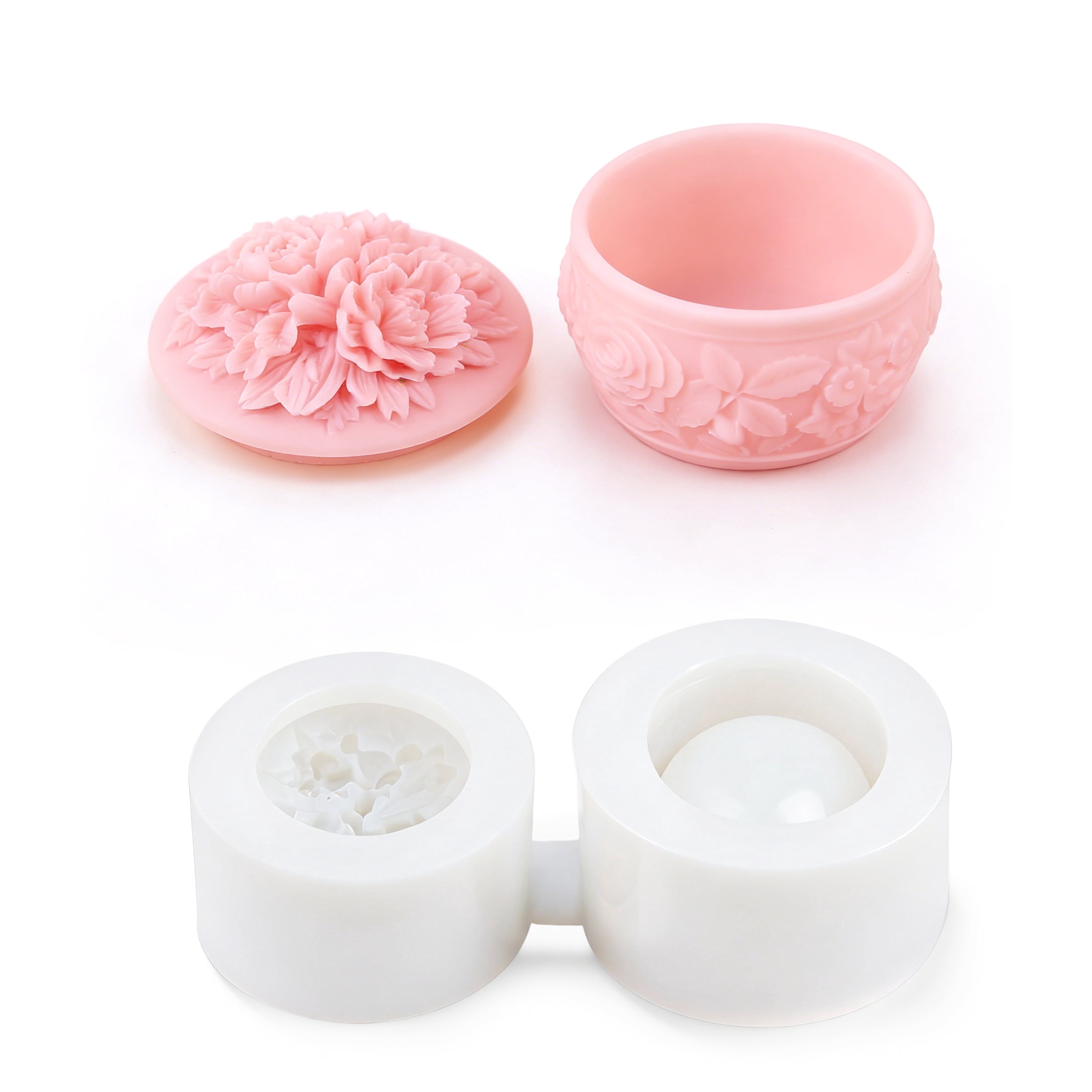 DF Jar Resin Molds Extra Large Jars Silicone Molds with Lid for Epoxy ...