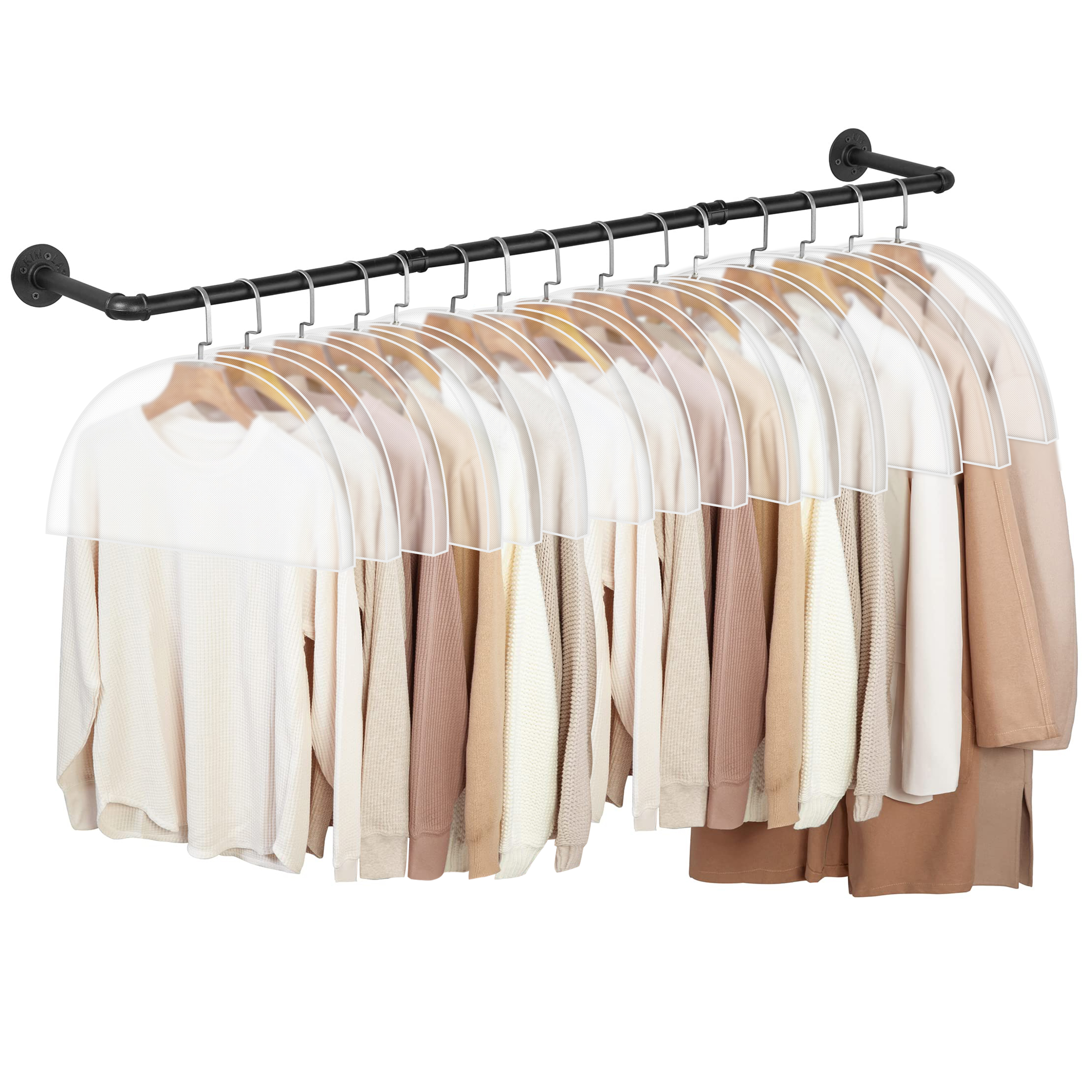 Whitmor 5003-1145 Breathable Shoulder Covers 4 Count - Walmart.com