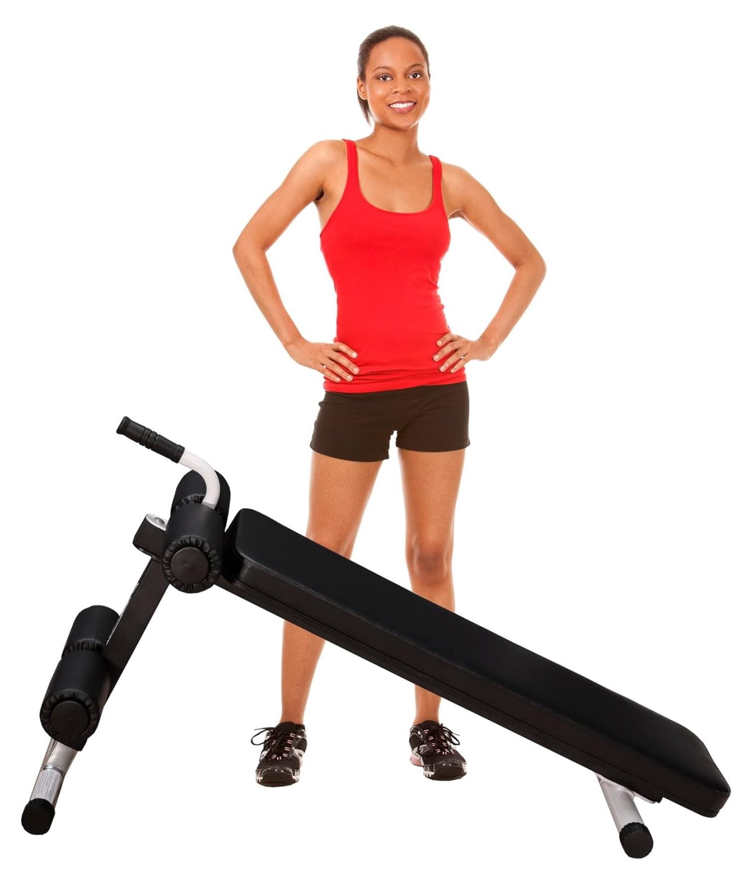 DF6000 Abdominal Bench – 400 LBS Capacity –Adjustable Sit up Bench – Ab ...