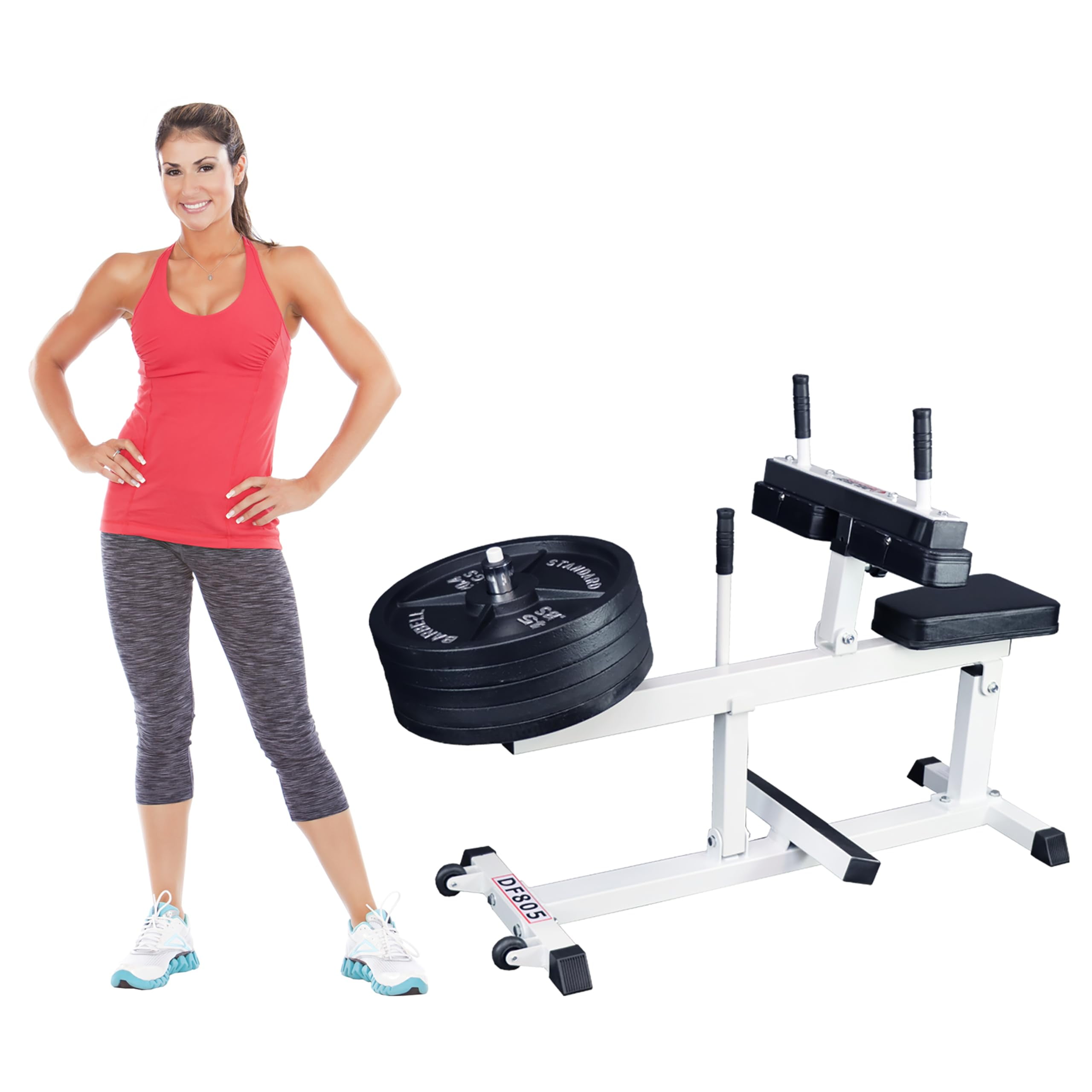 DF805 Seated Calf Machine – 500 LBS Capacity – Seated Calf Raise Leg ...