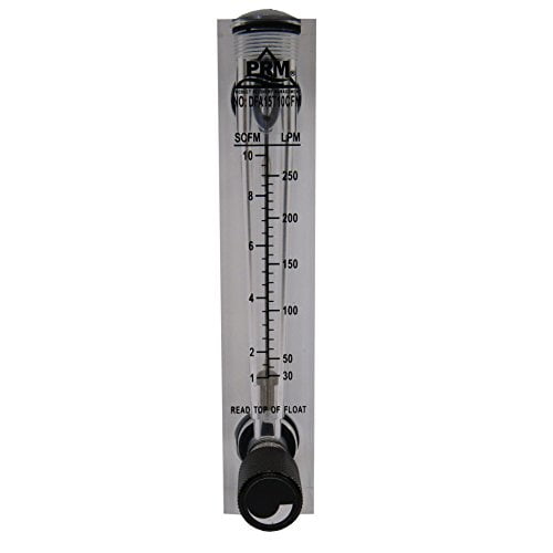 DFA-15T Air Injection Rotameter with Integrated Flow Control Valve, 1 ...