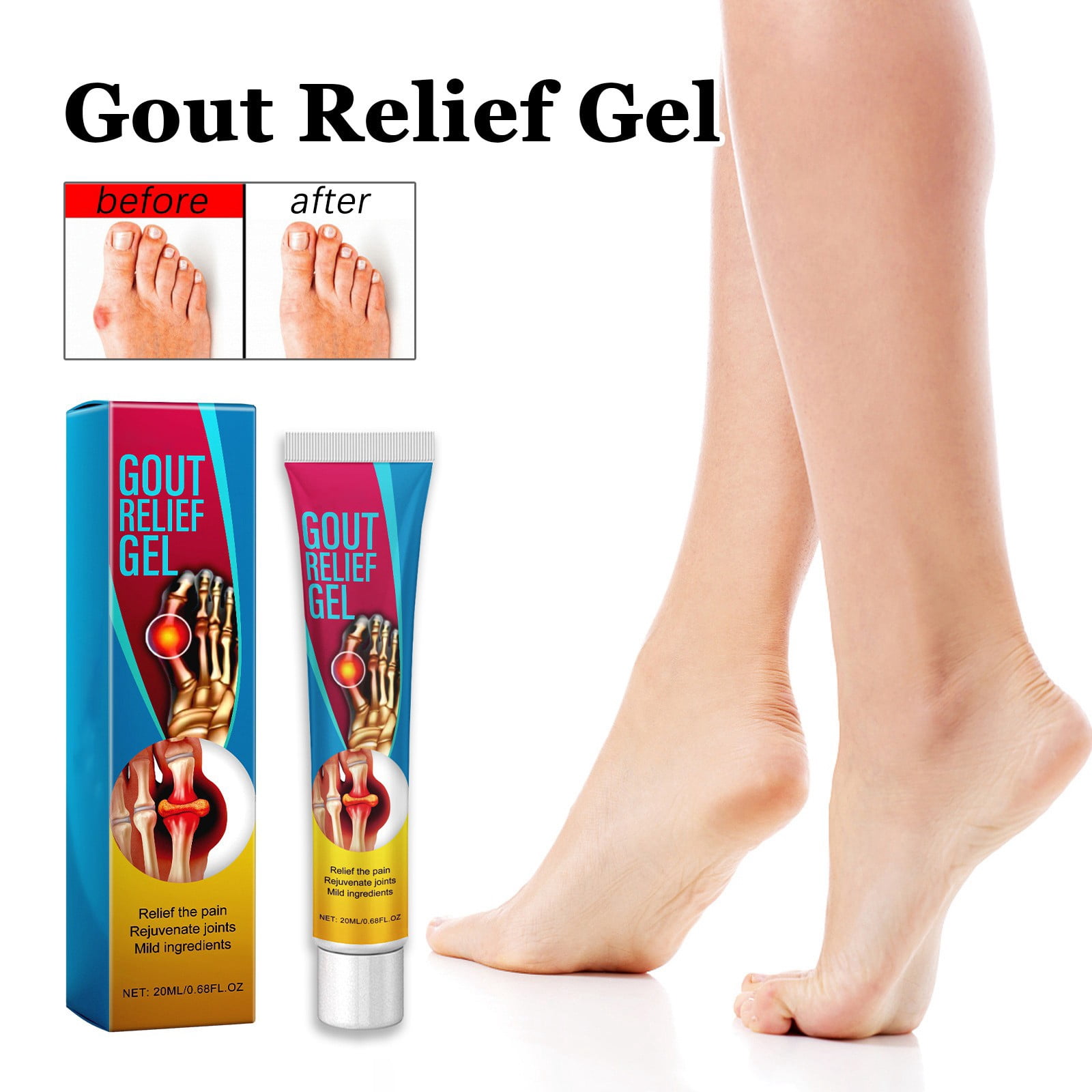 DFC Foot Nursing Gel Foot Correction To Swelling Tendon Knee20ml ...