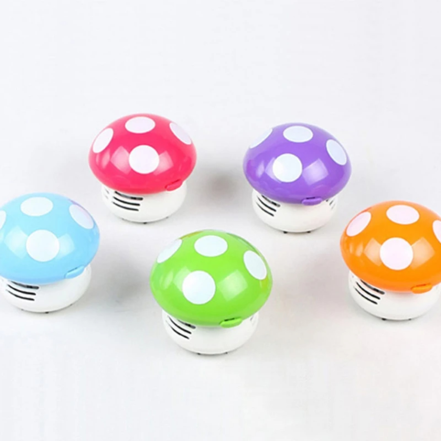 DFDIEJZ Colorful and Adorable Mini Cartoon Mushroom Desktop Vacuum ...