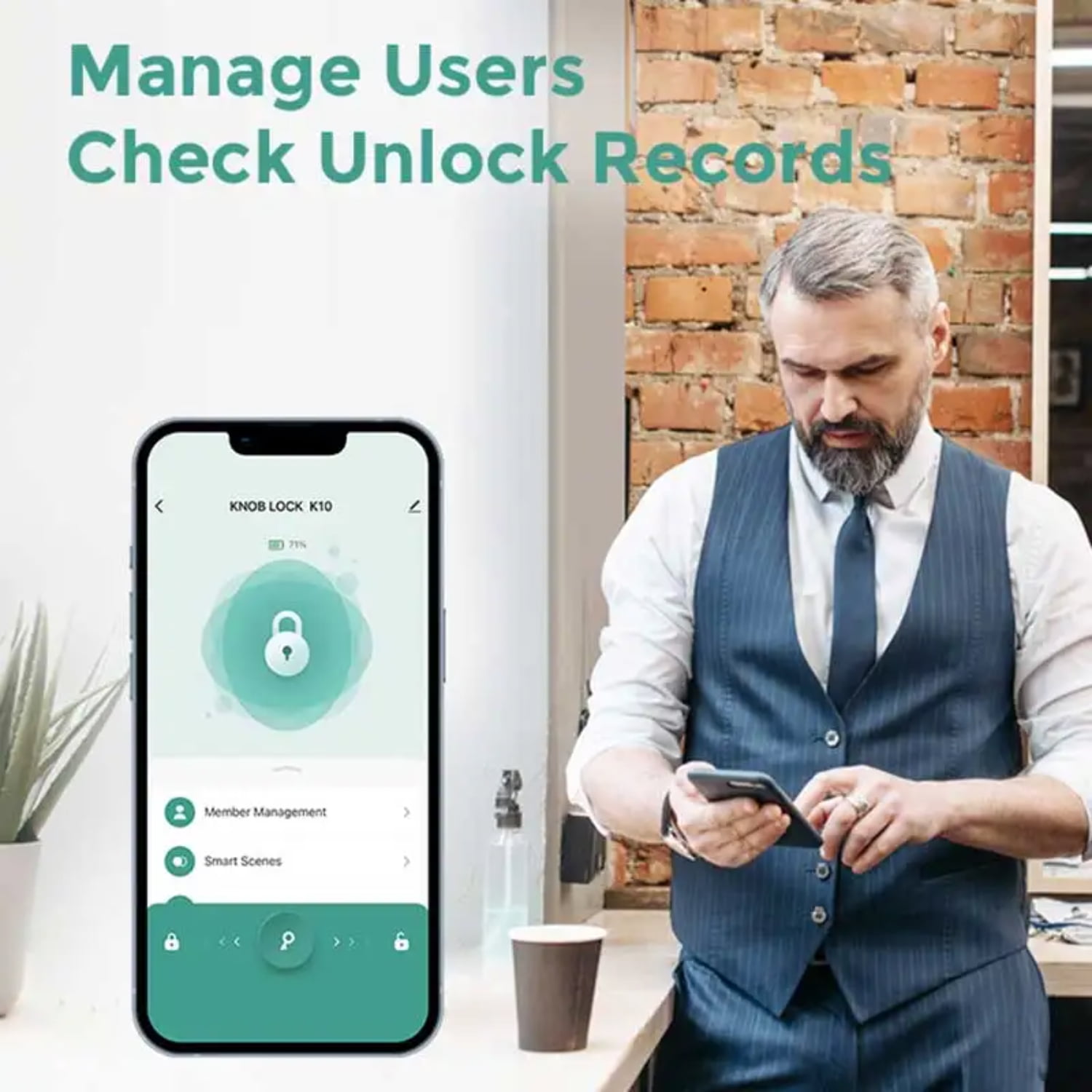 DFDIEJZ Convenient Secure and Reliable Advanced Smart Keyless Entry ...