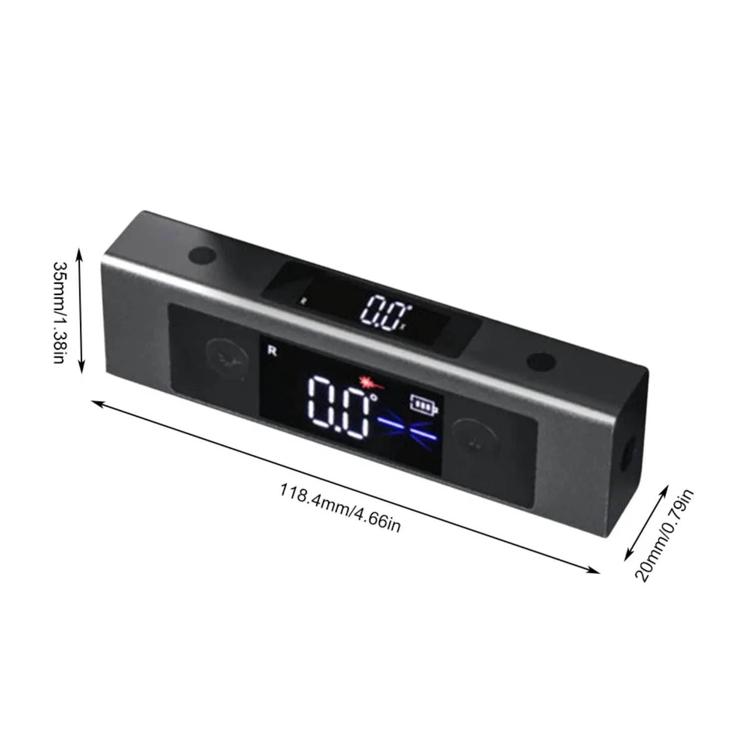 DFDIEJZ Efficient Rechargeable Dual-Type-C Laser Level Inclinometer for ...