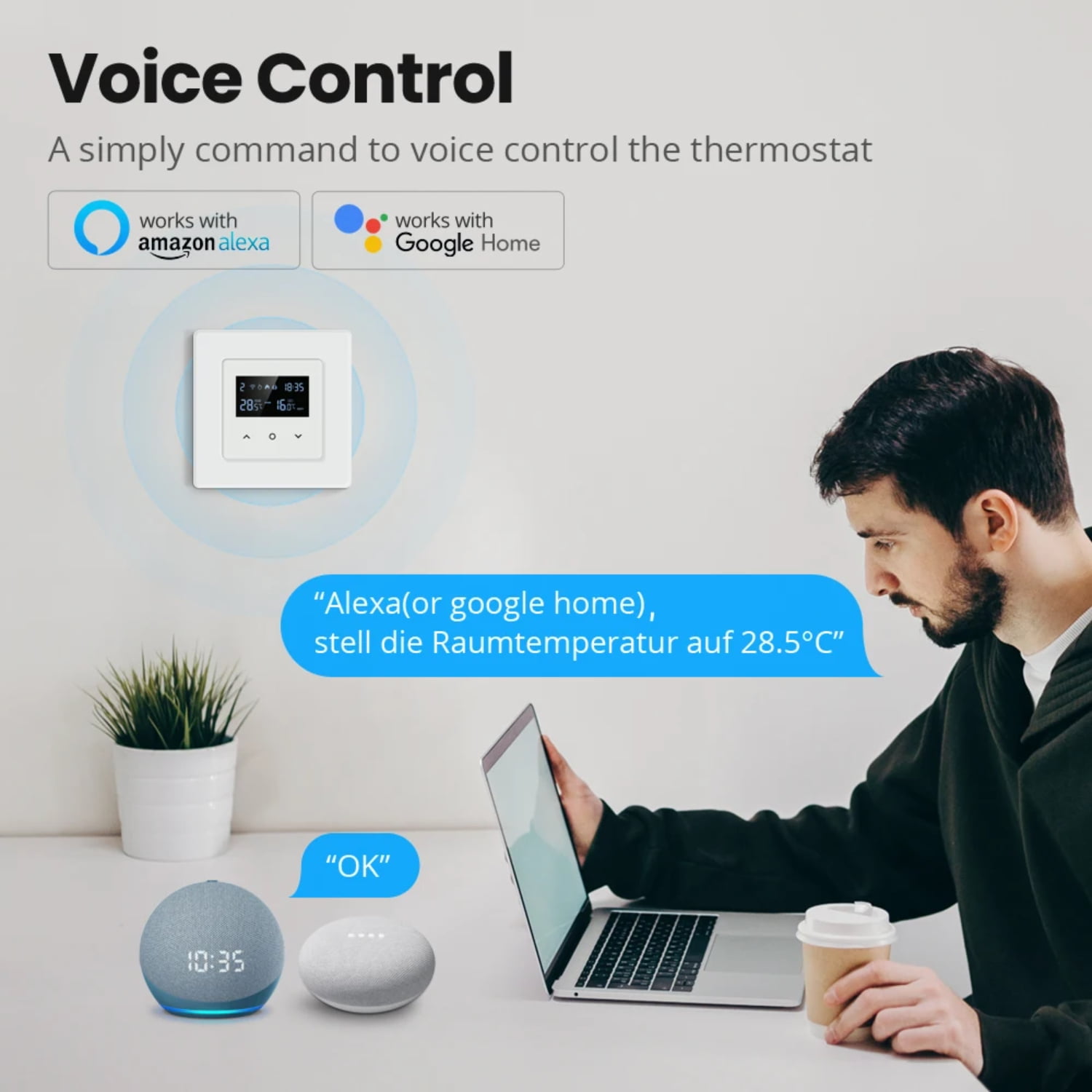 DFDIEJZ Efficient and Smart WiFi Temperature Controller for Water and ...