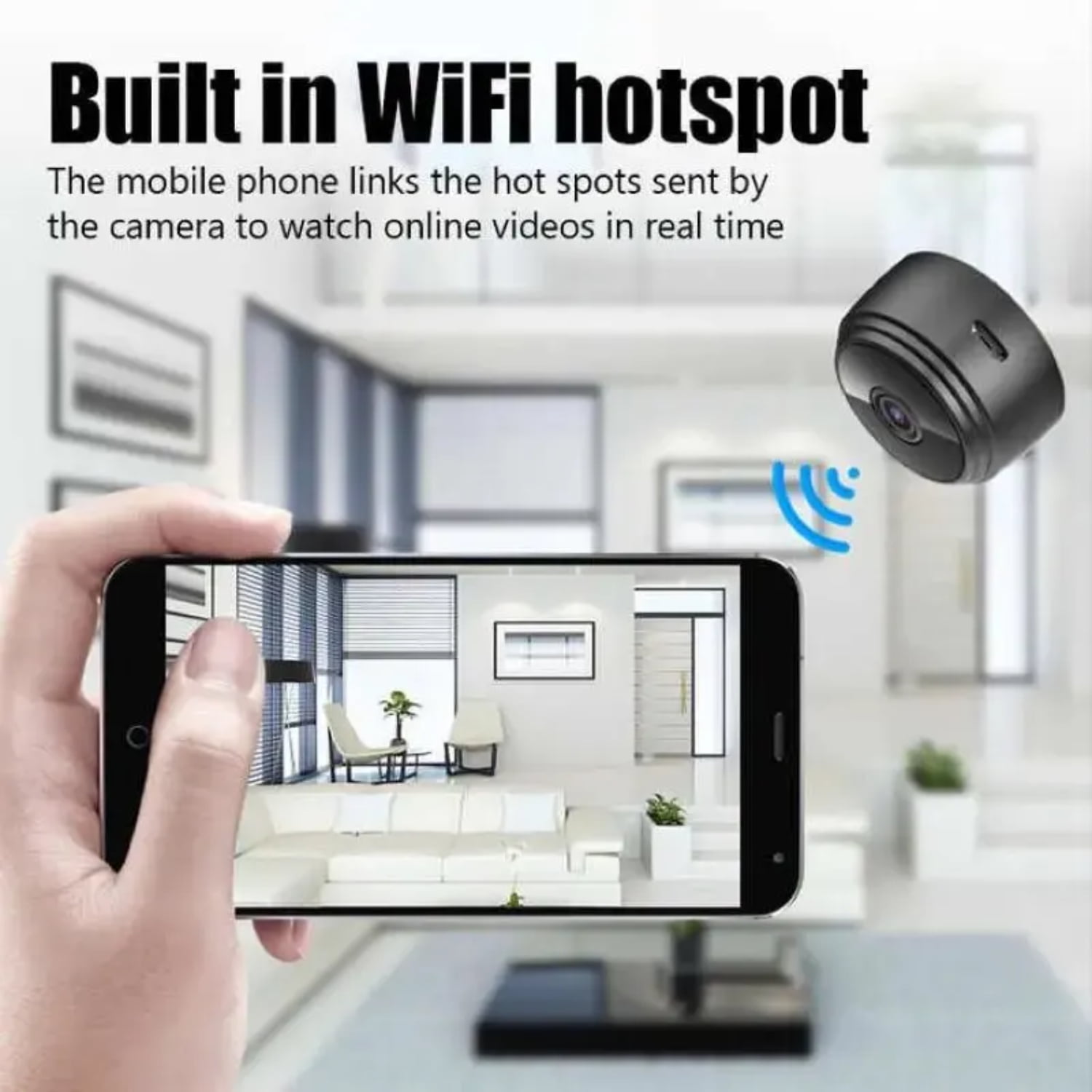 DFDIEJZ Enhanced High Definition Mini A9 WiFi Camera for Smart Wireless ...
