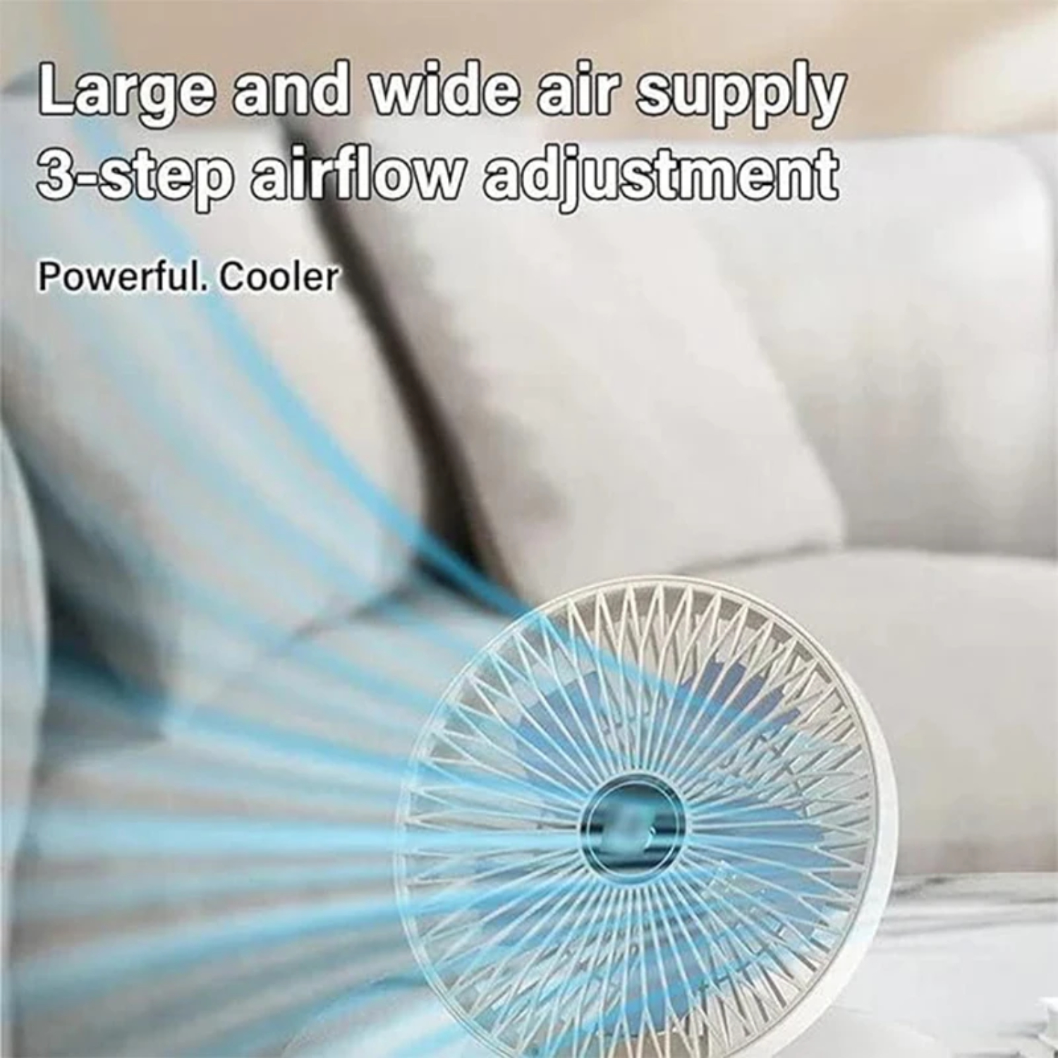 DFDIEJZ Powerful Quiet and Multifunctional USB Charging Desktop Fan ...