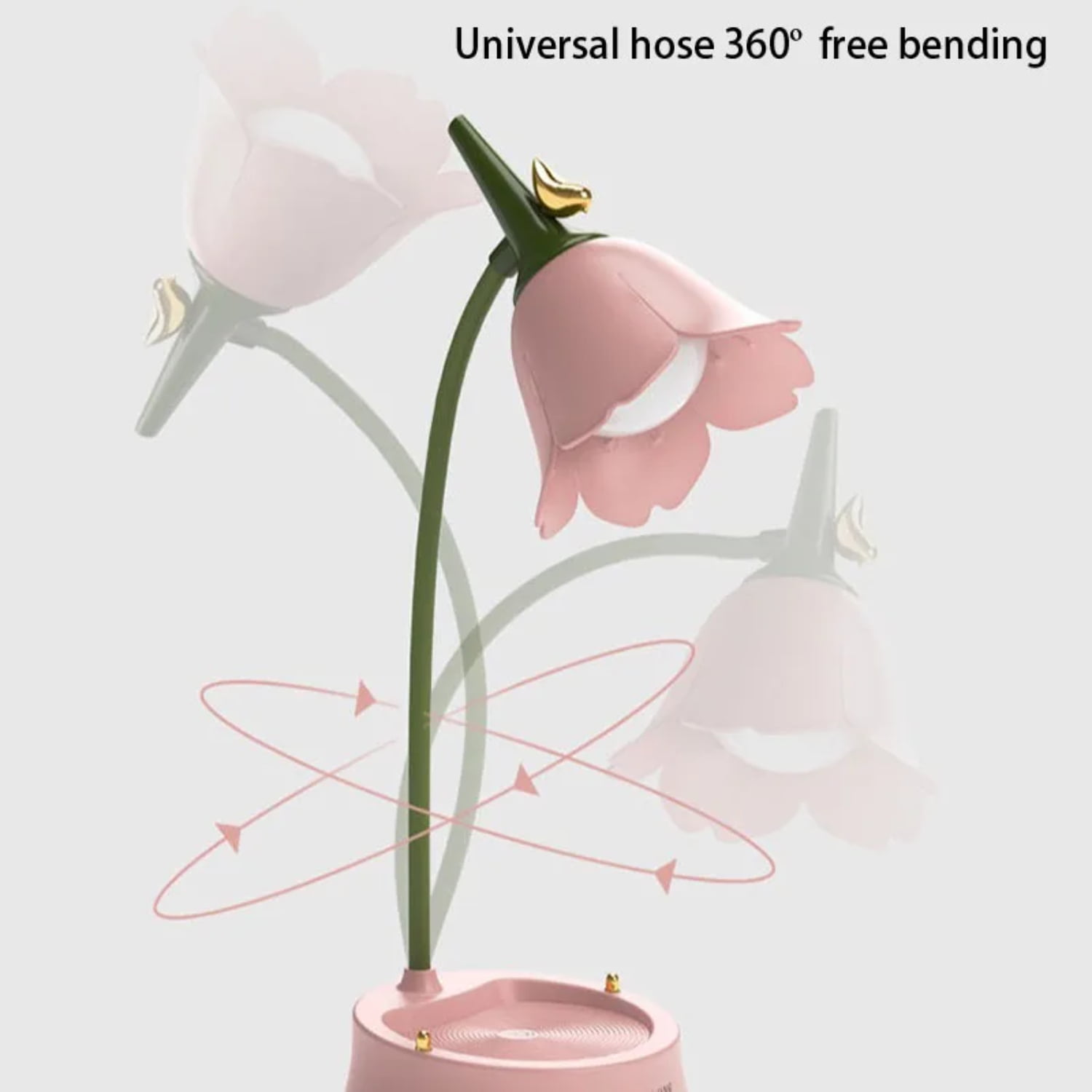 DFDIEJZ Stylish Multi-functional Flower Desk Lamp - Perfect for Student ...