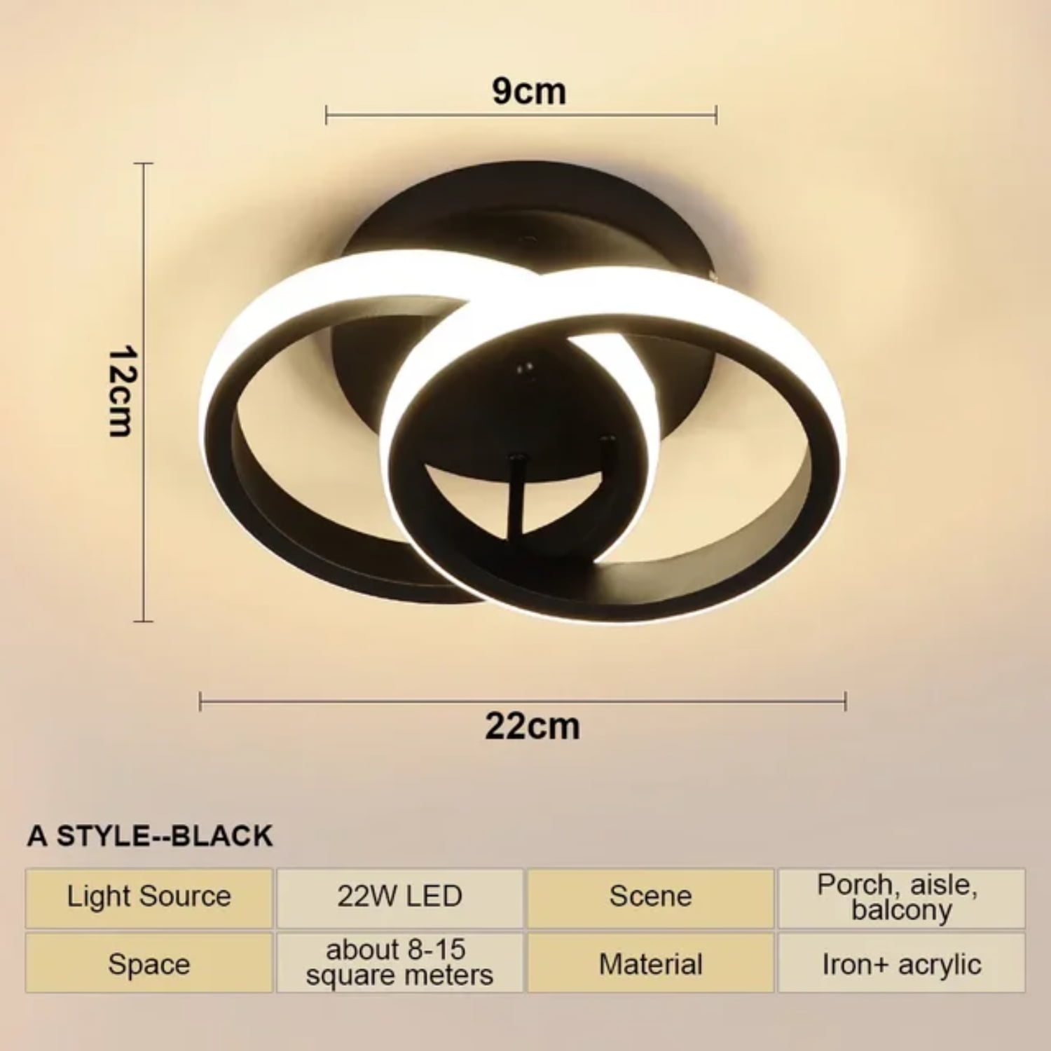 DFDIEJZ Three-color Stylish modern and elegant Ceiling Light Chandelier ...