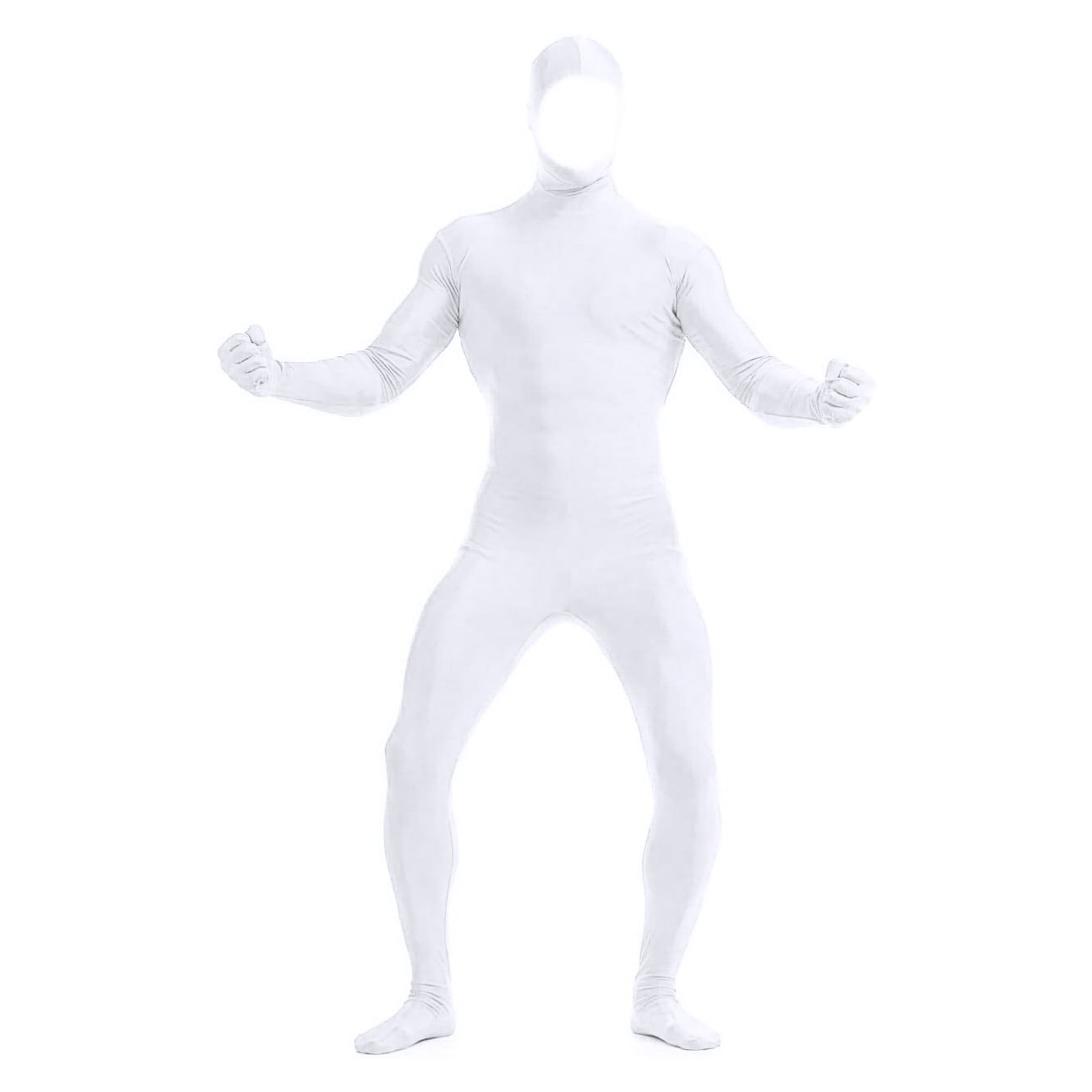 DFEK Boys' Mens Full Body Open Face Spandex Unitard Mask Zentai ...