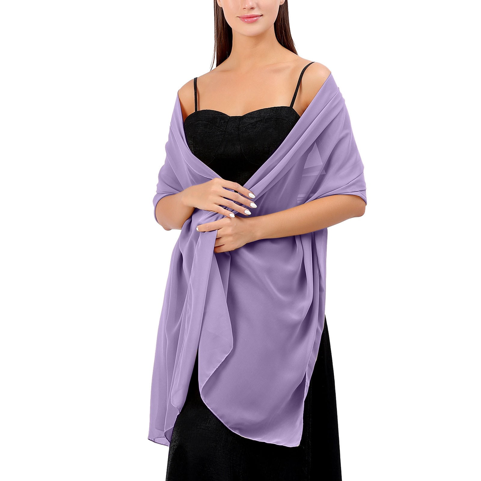DFEK Chiffon Shawls and Wraps - Lightweight Scarve for Women Evening ...