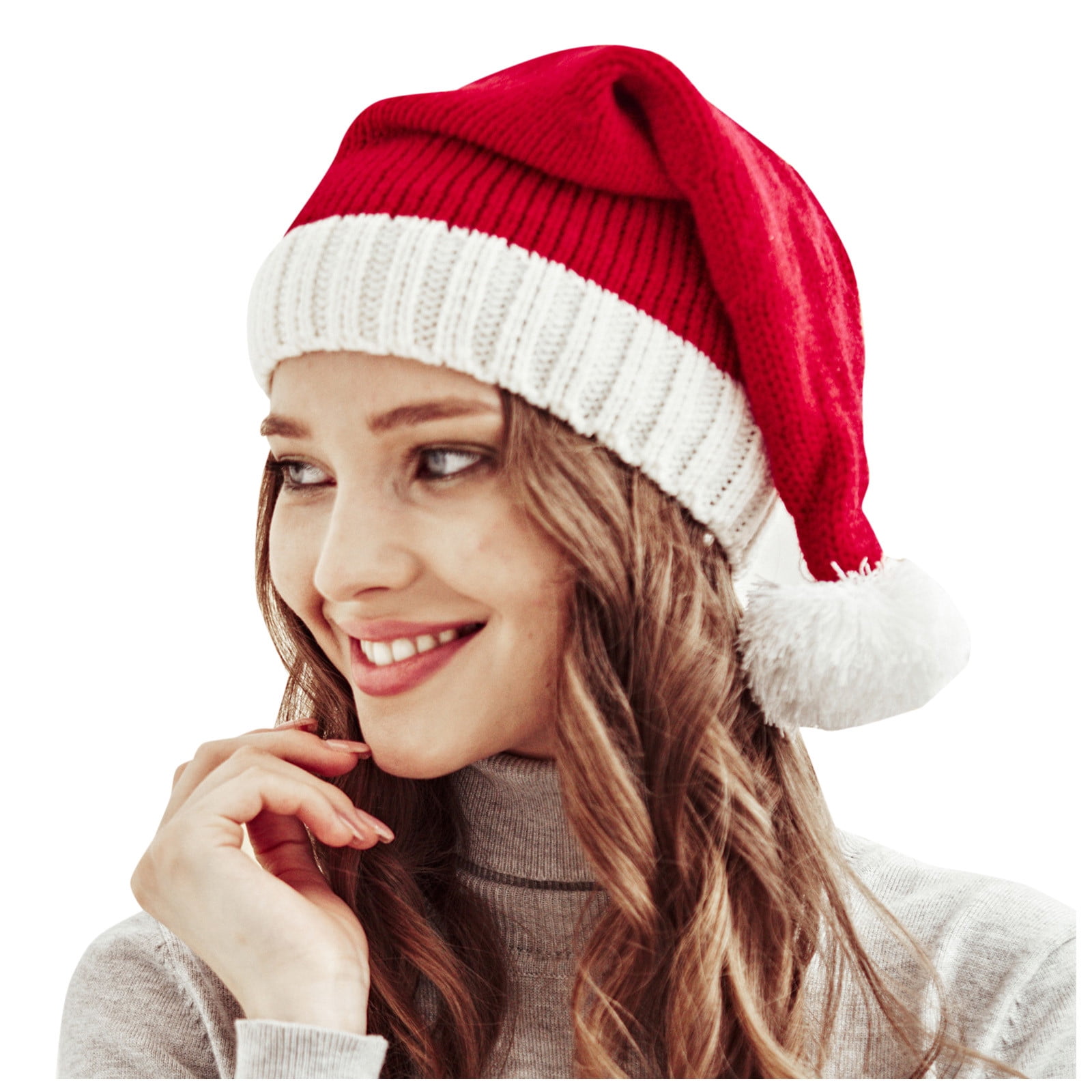 DFEK Cozy Knitted Lattice Design Winter Christmas Family Matching Wool ...