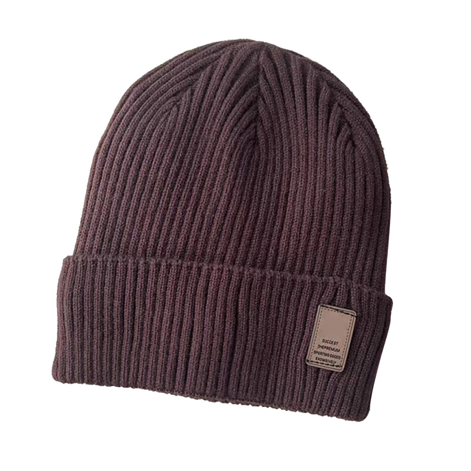 DFEK Winter Warm Elastic Slouchy Hat Daily Casual Fashion Unisex ...