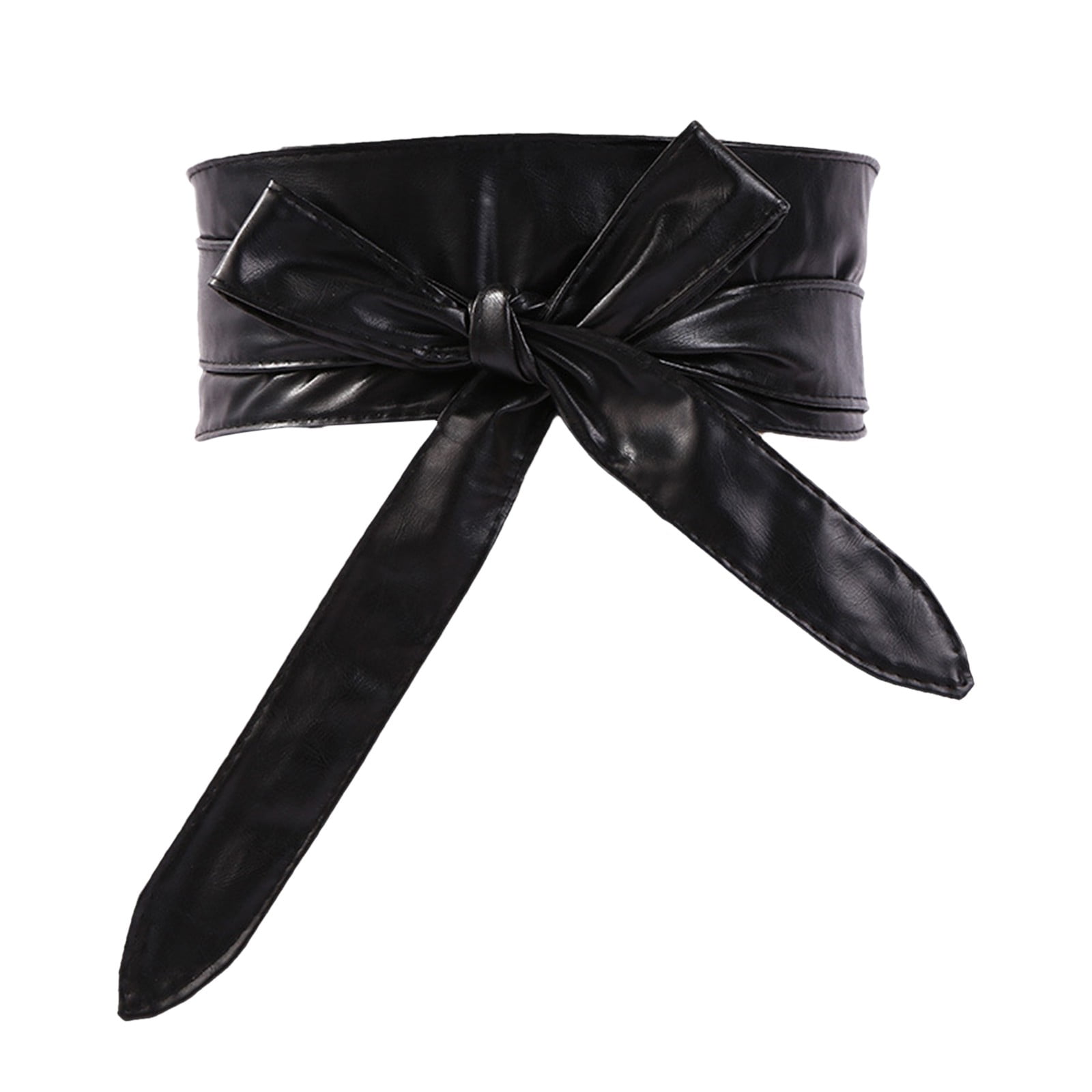 DFEK Women's Fashion Adjustable Wide Waistband Belt Decorative Stretch ...