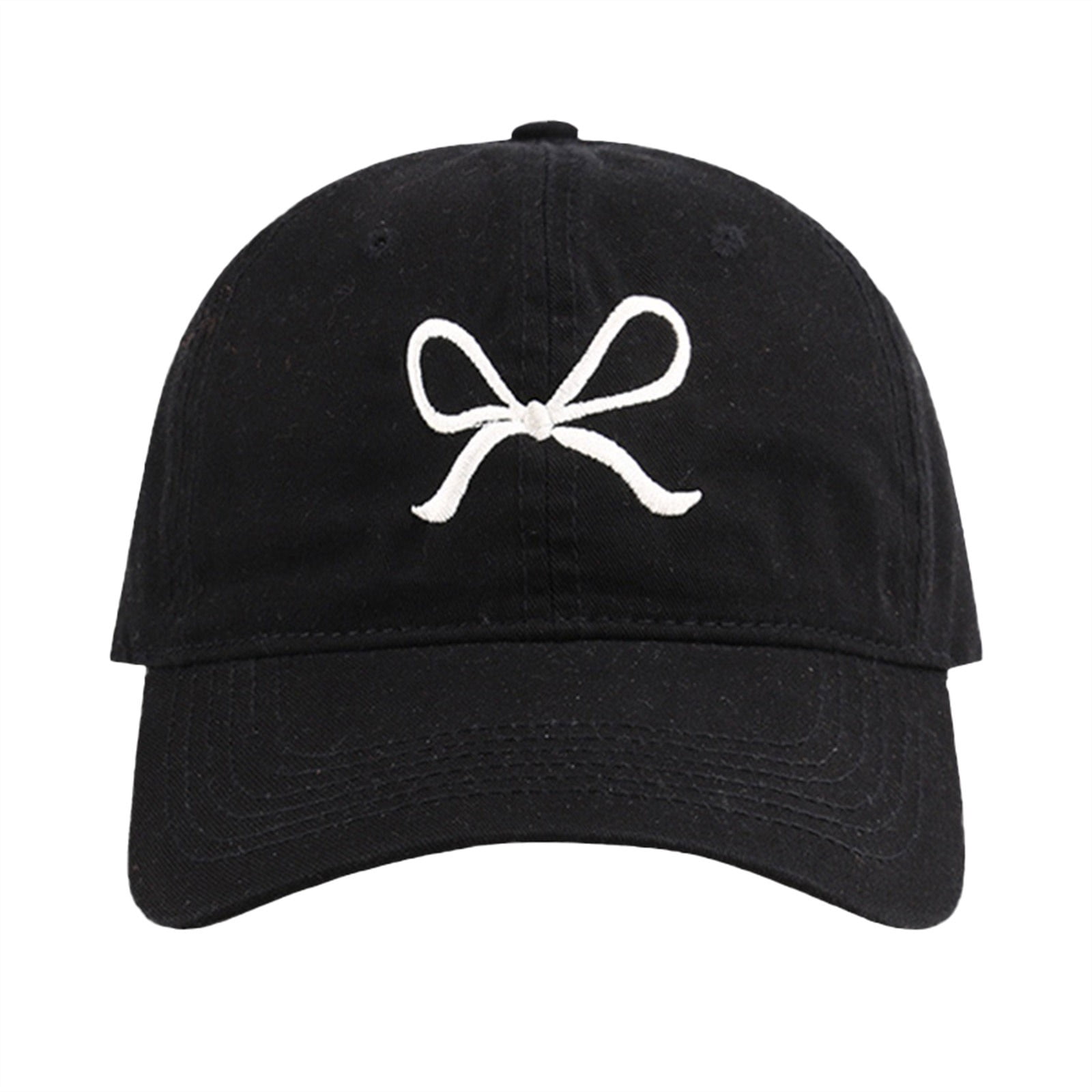 DFEK Women's Fashion Baseball Cap with Decorative Bow Preppy Sun Visor ...