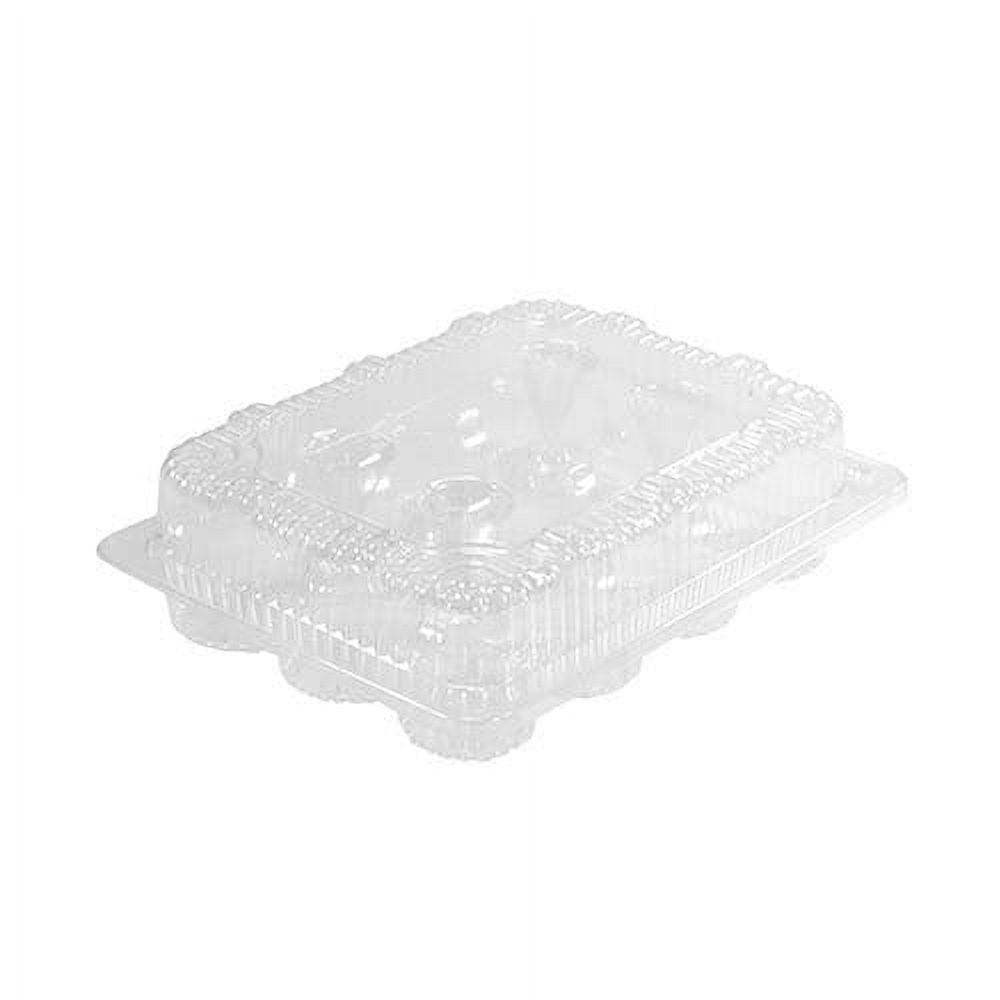 DFI Detroit Forming LBH6162 Clear Hinged Plastic Container for 12 Mini ...