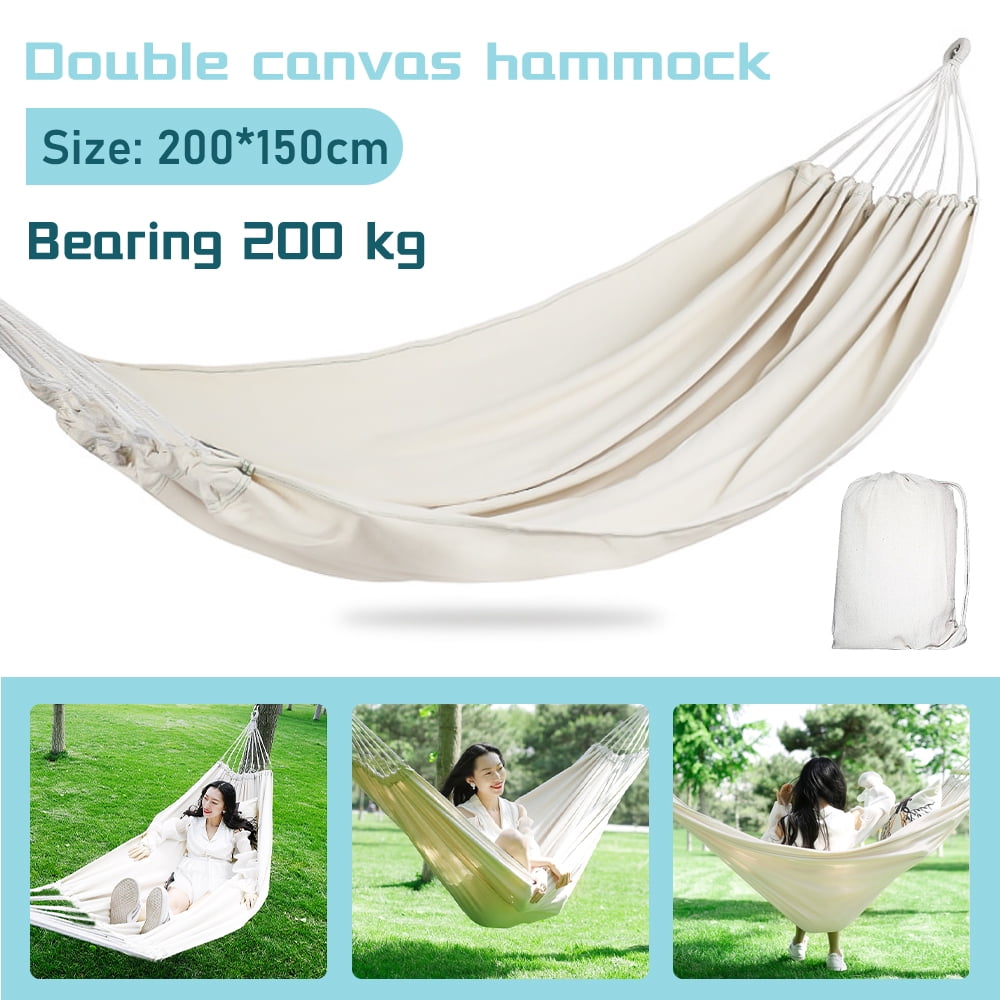 DFITO Camping hammock, Portable Double hammock with Carrying Bag ...