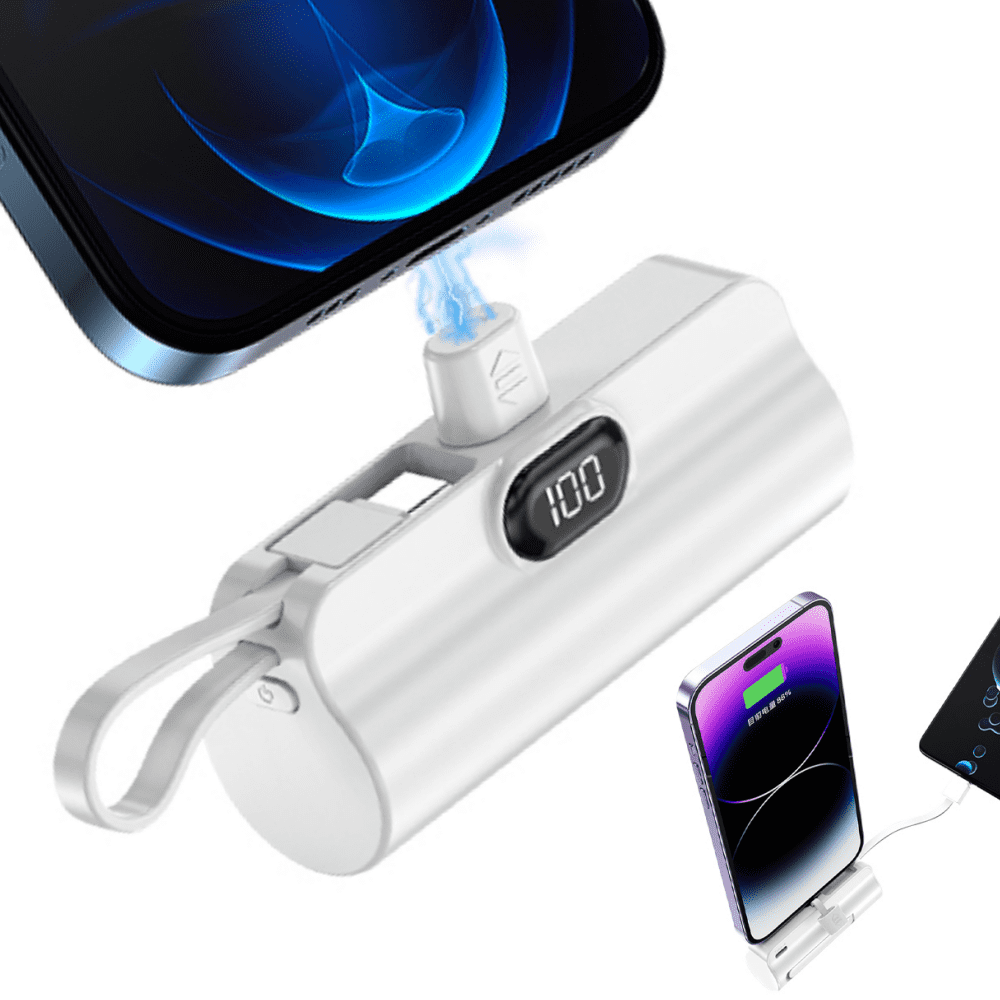 DFITO Portable Charger Power Bank for iphone android with LED Display ...