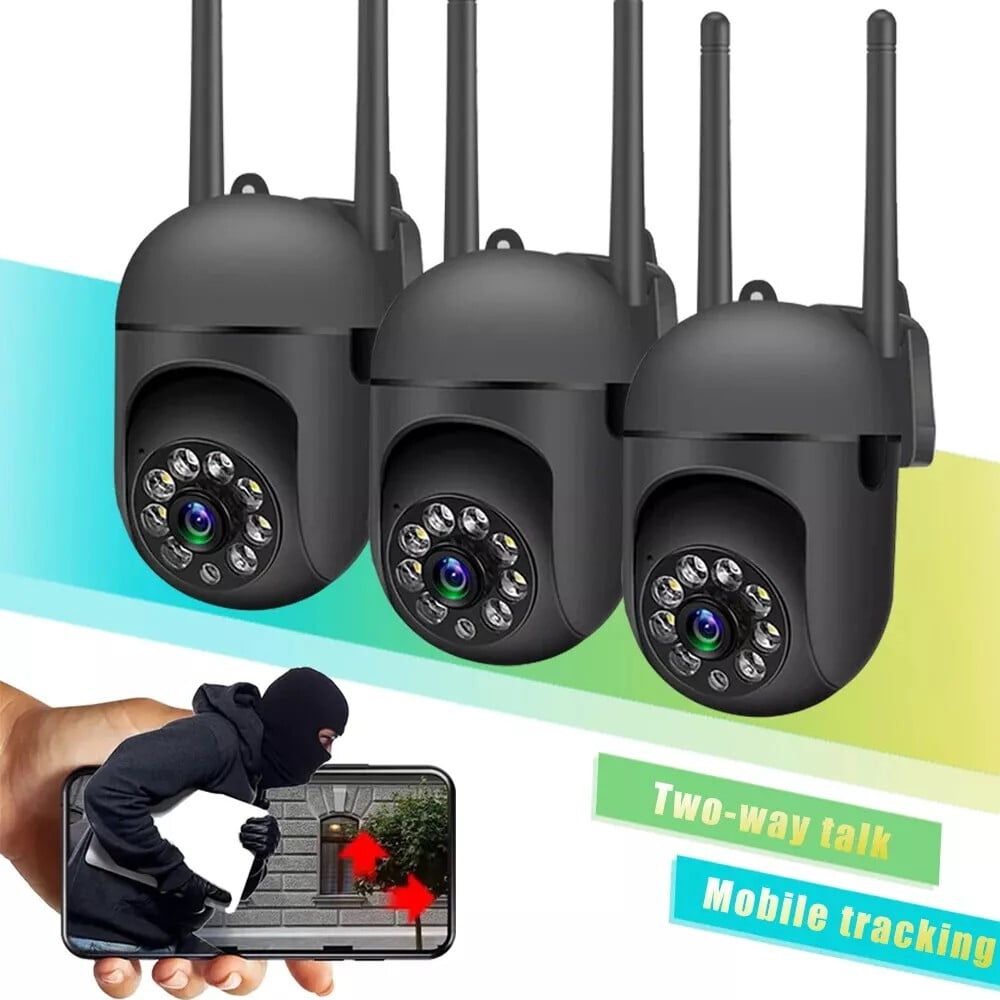 WiFi Security Cameras, 1080P, Auto Tracking, Human Detection, 2-Way ...