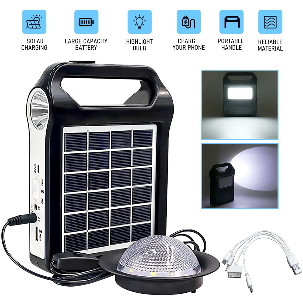 DFITO Solar Generator - USB Portable Power Station for Emergency Power ...