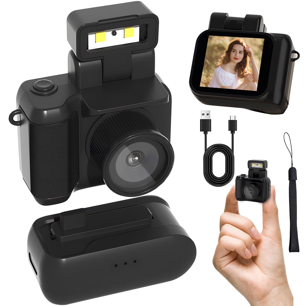 DFITO Mini Digital Camera 1080P HD Kids Camera 1.44 inch Camera ...