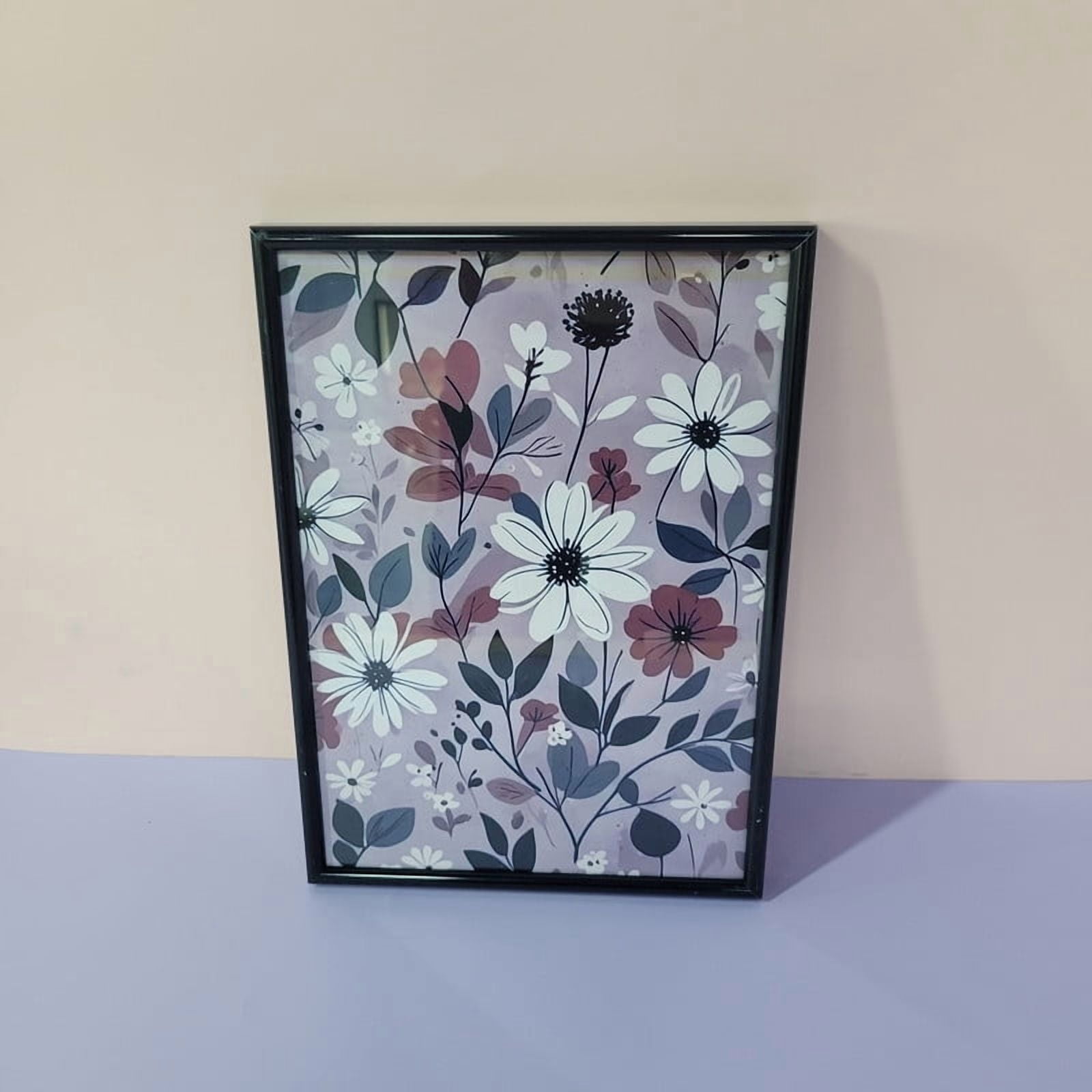 DFOERUUY Framed paintings – Soft Purple Botanical Canvas Painting ...