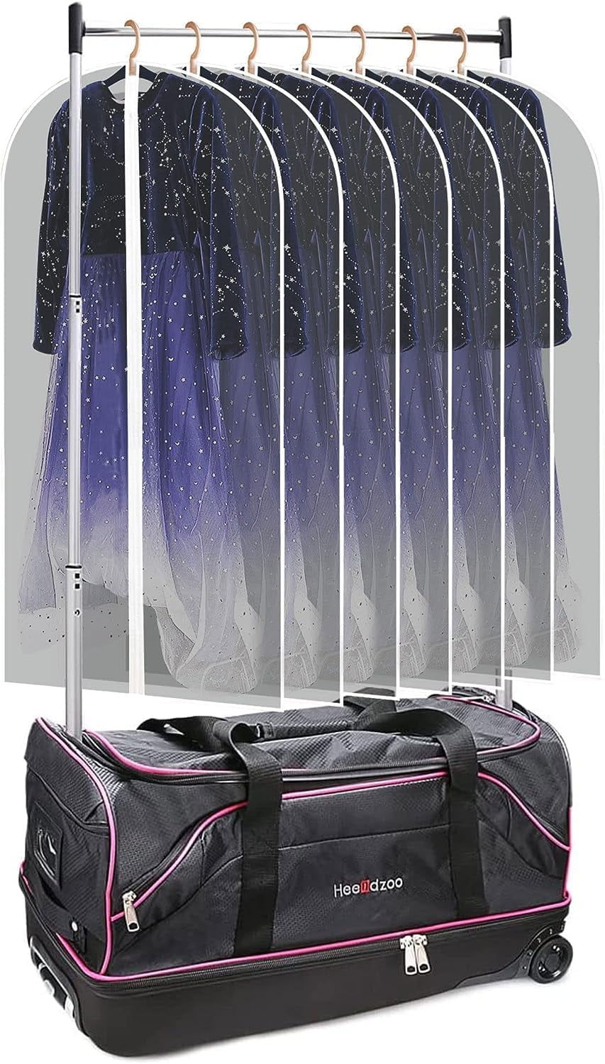 DFS Dance Duffle Bag With Garment Rack, Dance Competition Garment Bags ...