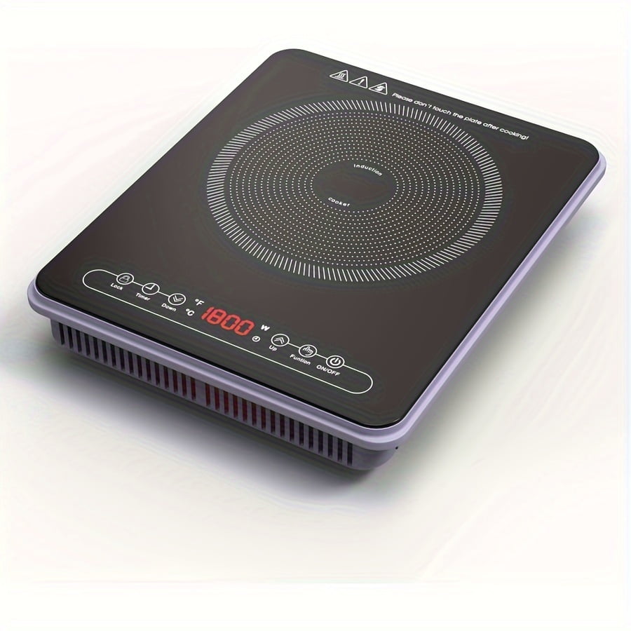 DFSDFGF32 Induction Cooktop 1800W, Single Burner Induction Stove ...