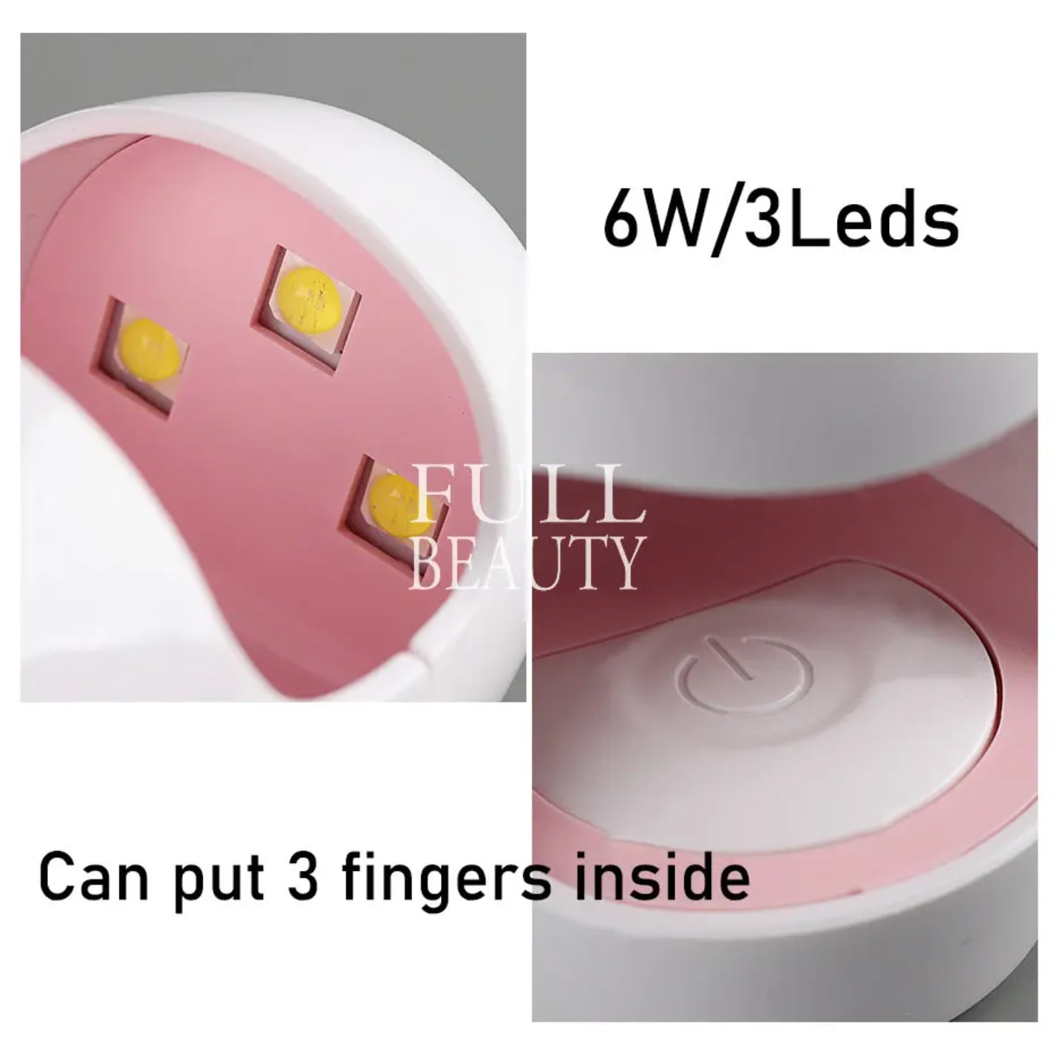 DFUDIEJ 6W Kawaii LED Lamp Nails Cute Cat Mini Nail Dryer Portable UV ...