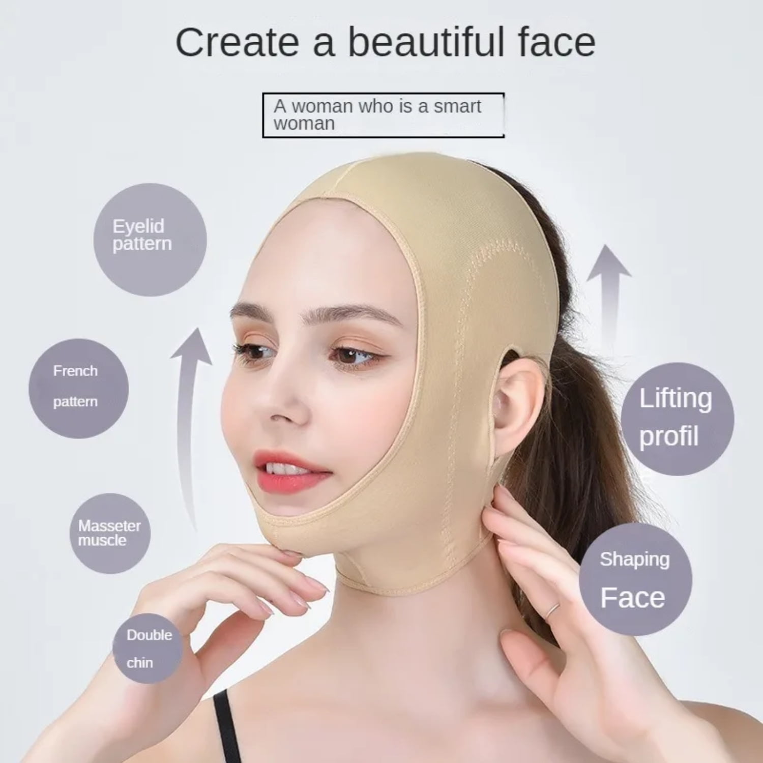DFUDIEJ Face lift V Shaper Mask Facial Slimming Bandage Chin Cheek Lift ...