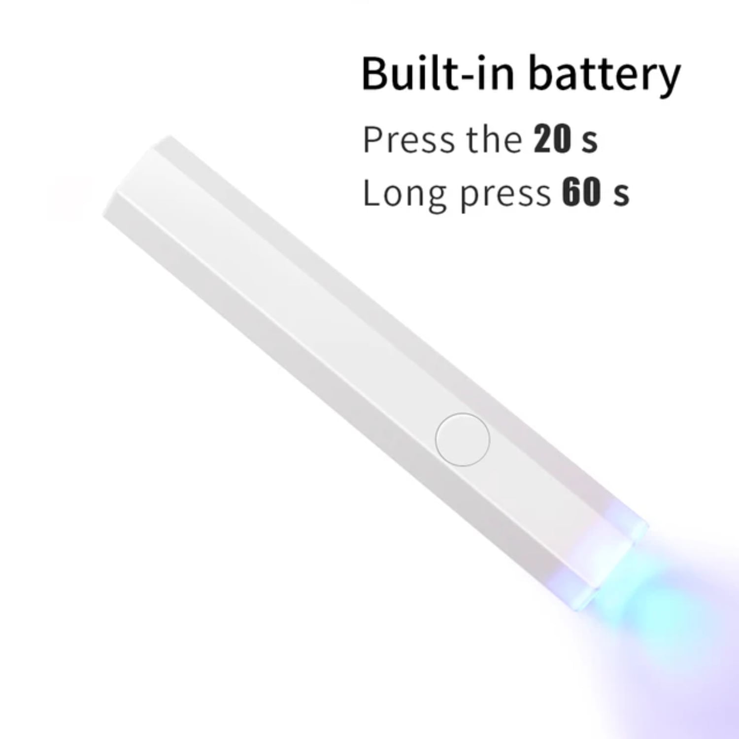 DFUDIEJ Handheld Uv Light Gel Nails Dryer Led Uv Lamp Nail Polish ...