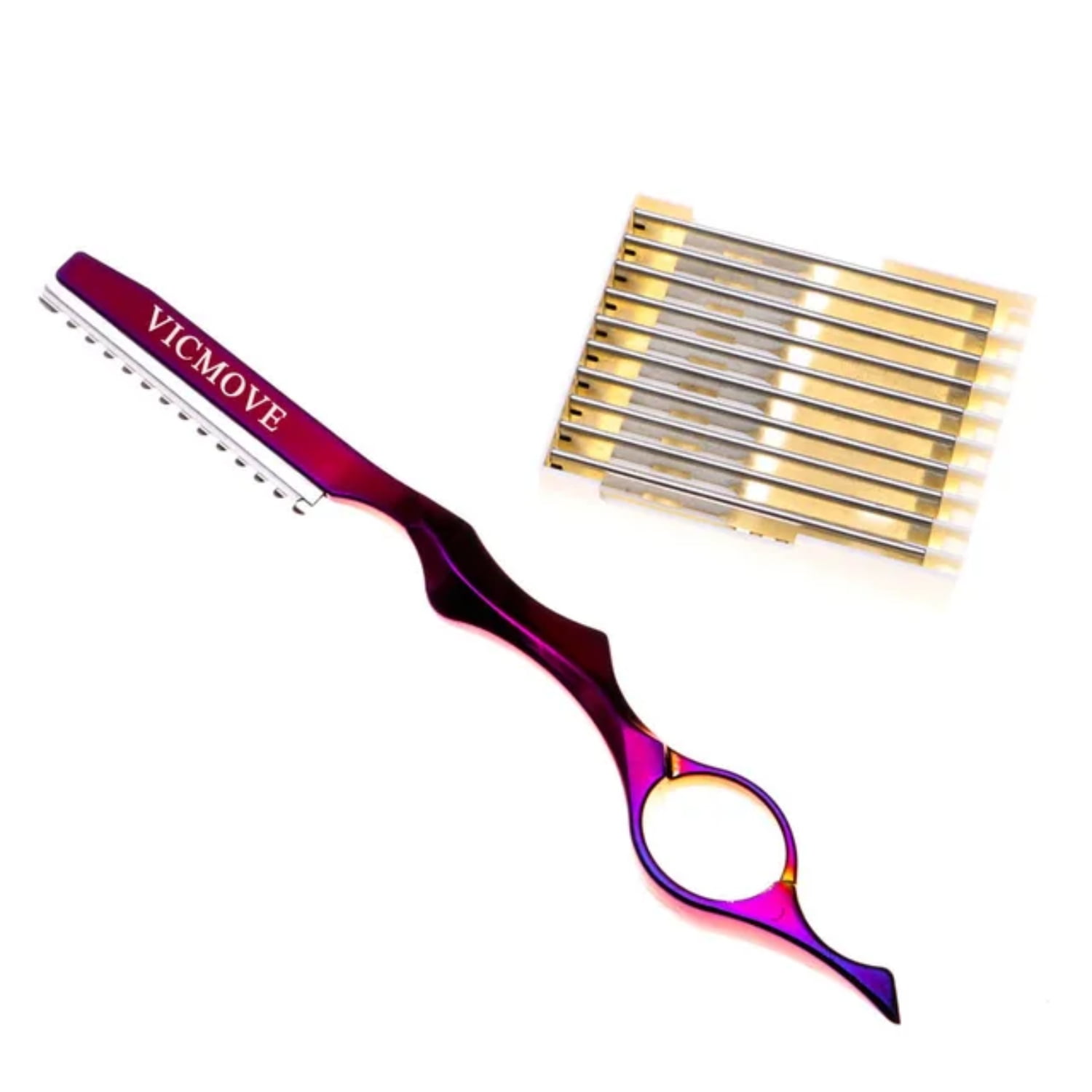 DFUDIEJ Professional Hair Styling Thinning Texturizing Cutting Feather ...