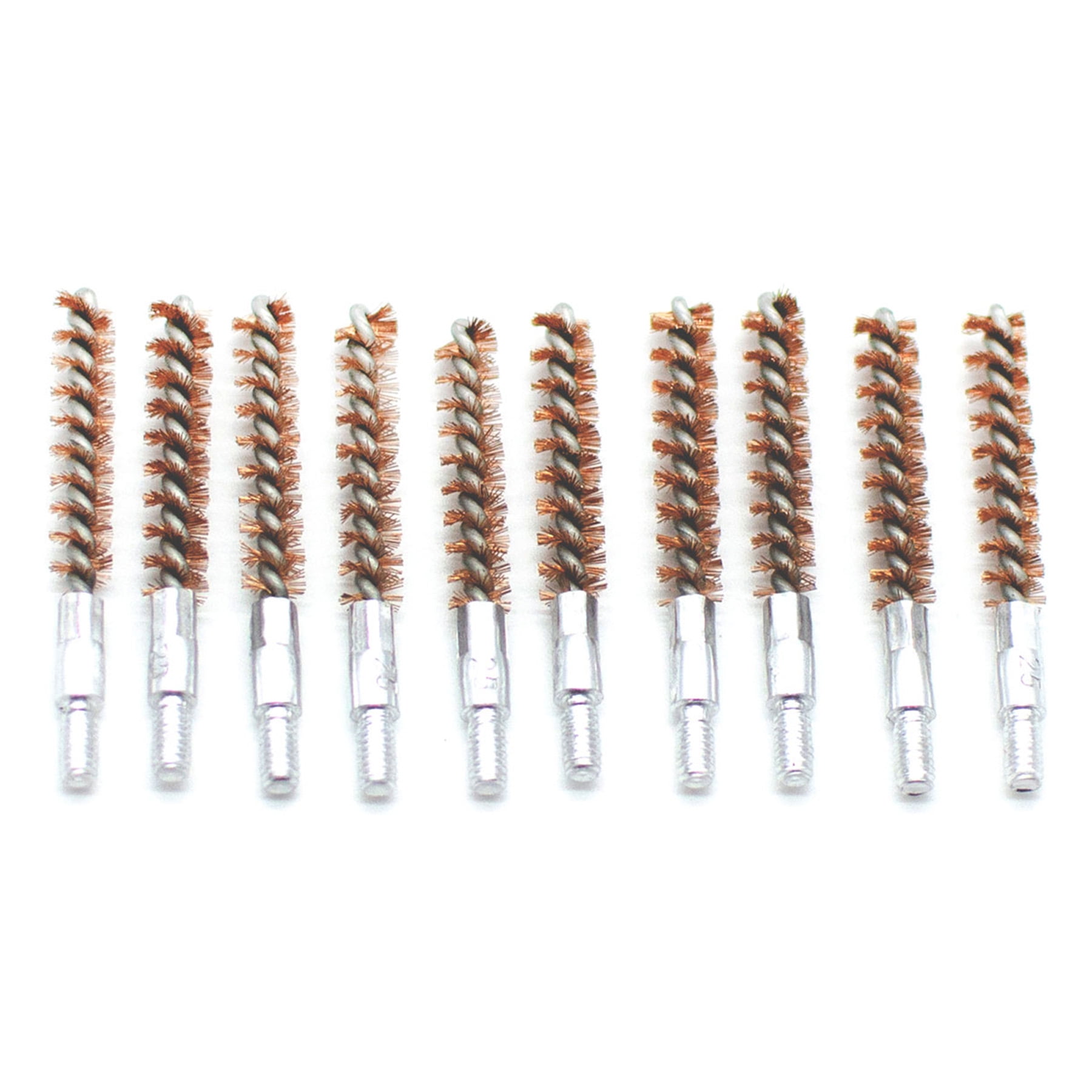 New- DFVPRO 10 Pack of 25 Caliber Phosphor Bronze Bore Brushes for Gun ...