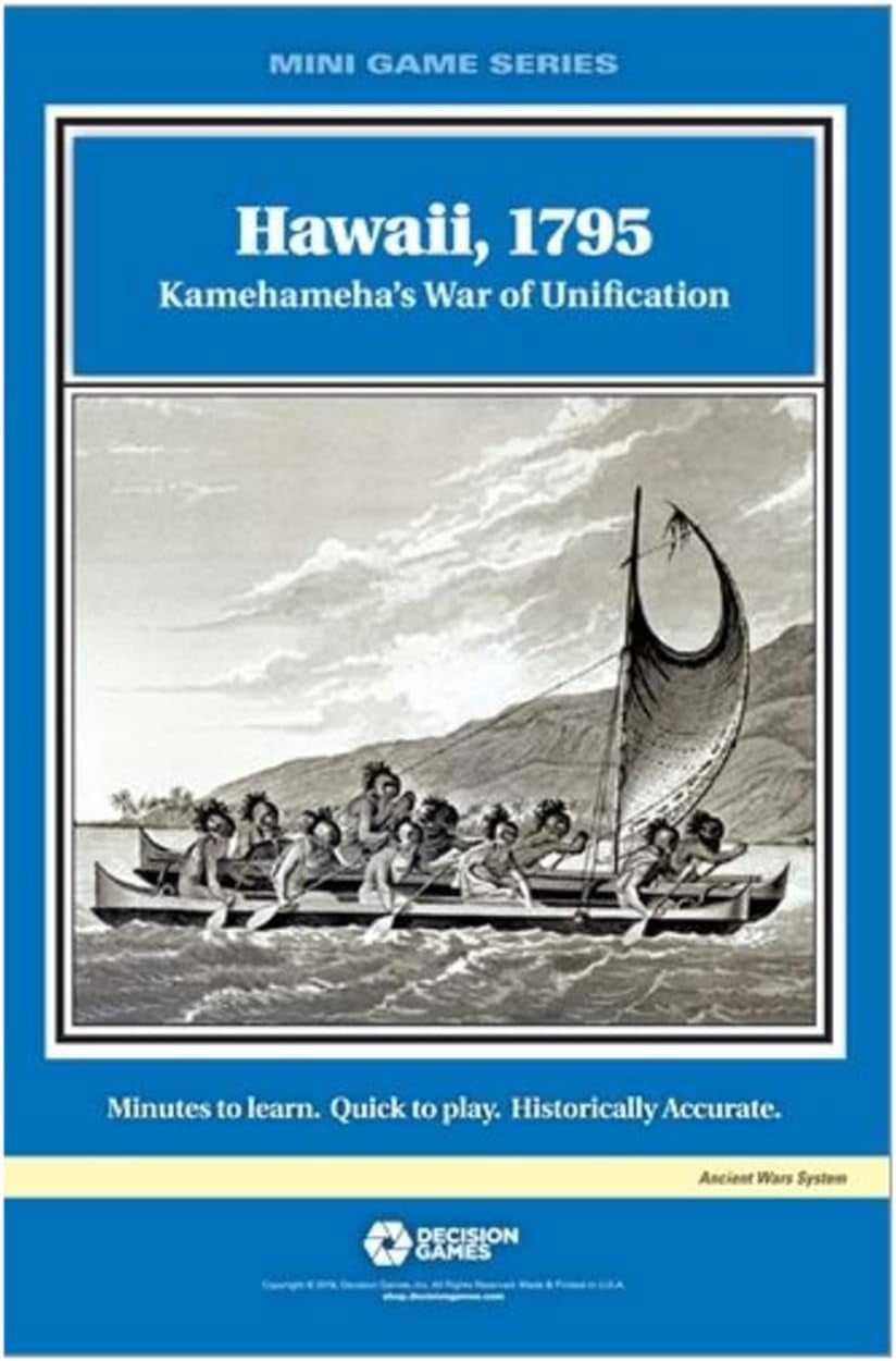 DG 1727 Hawaii, 1795, Kamehameha's War of Unification, Boardgame ...