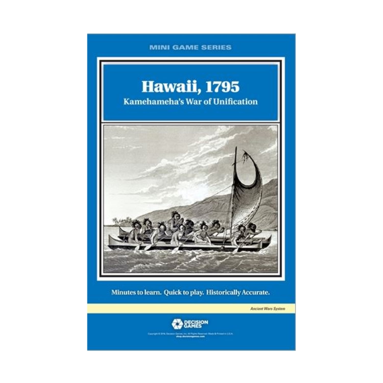 DG 1727 Hawaii, 1795, Kamehameha's War of Unification, Boardgame ...