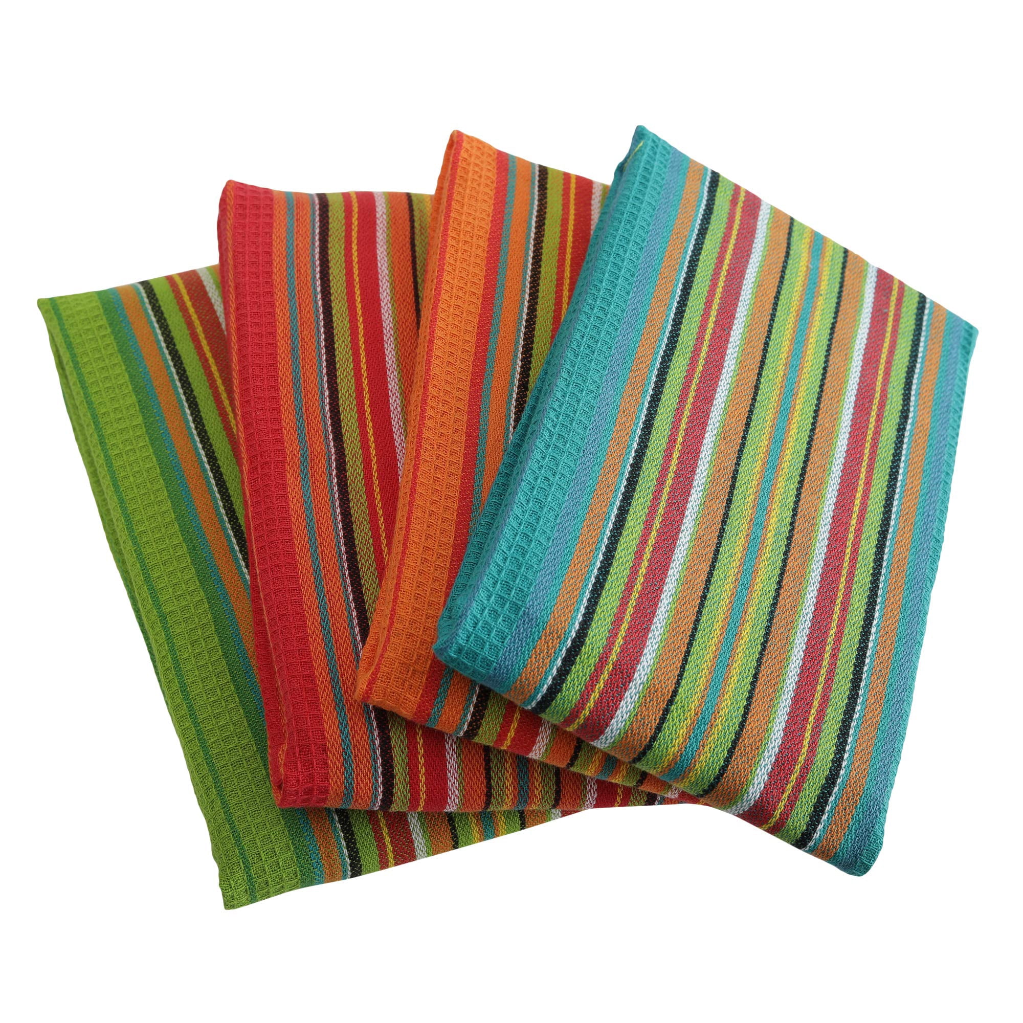 DG Collections Salsa Kitchen Towels, 100% Cotton Dish Towels for ...