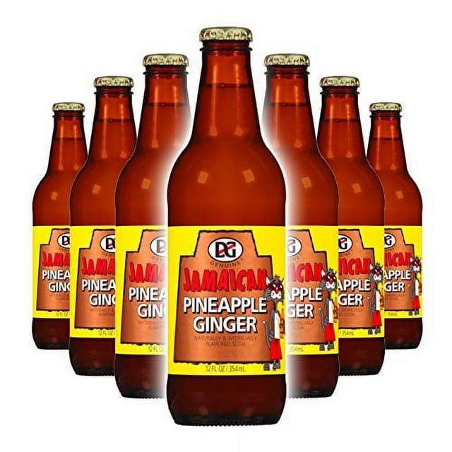 Dg Genuine Jamaican Pine Soda 12oz 6 Pack